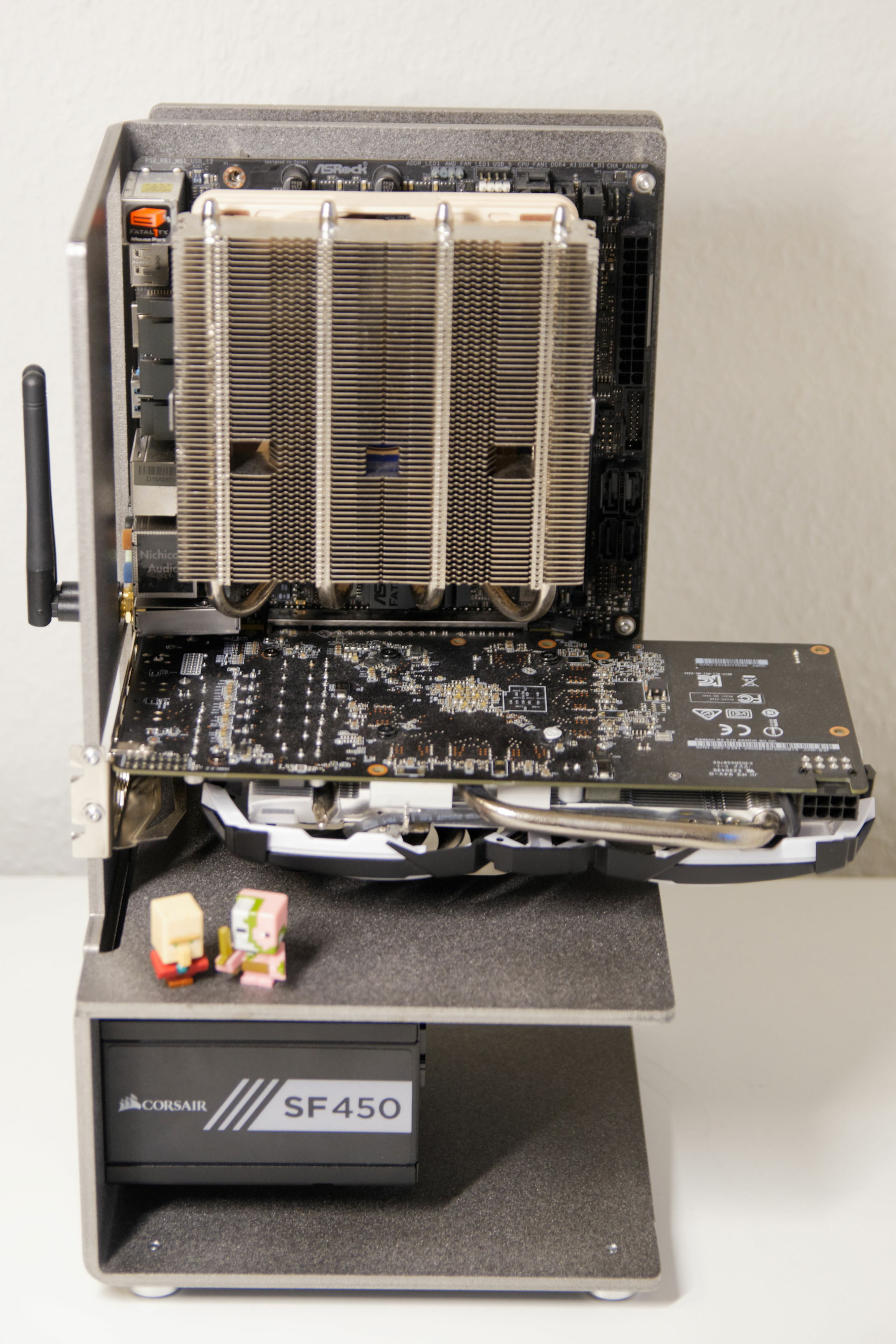 Open Case ITX Sandblasted with clear lacquer » builds.gg