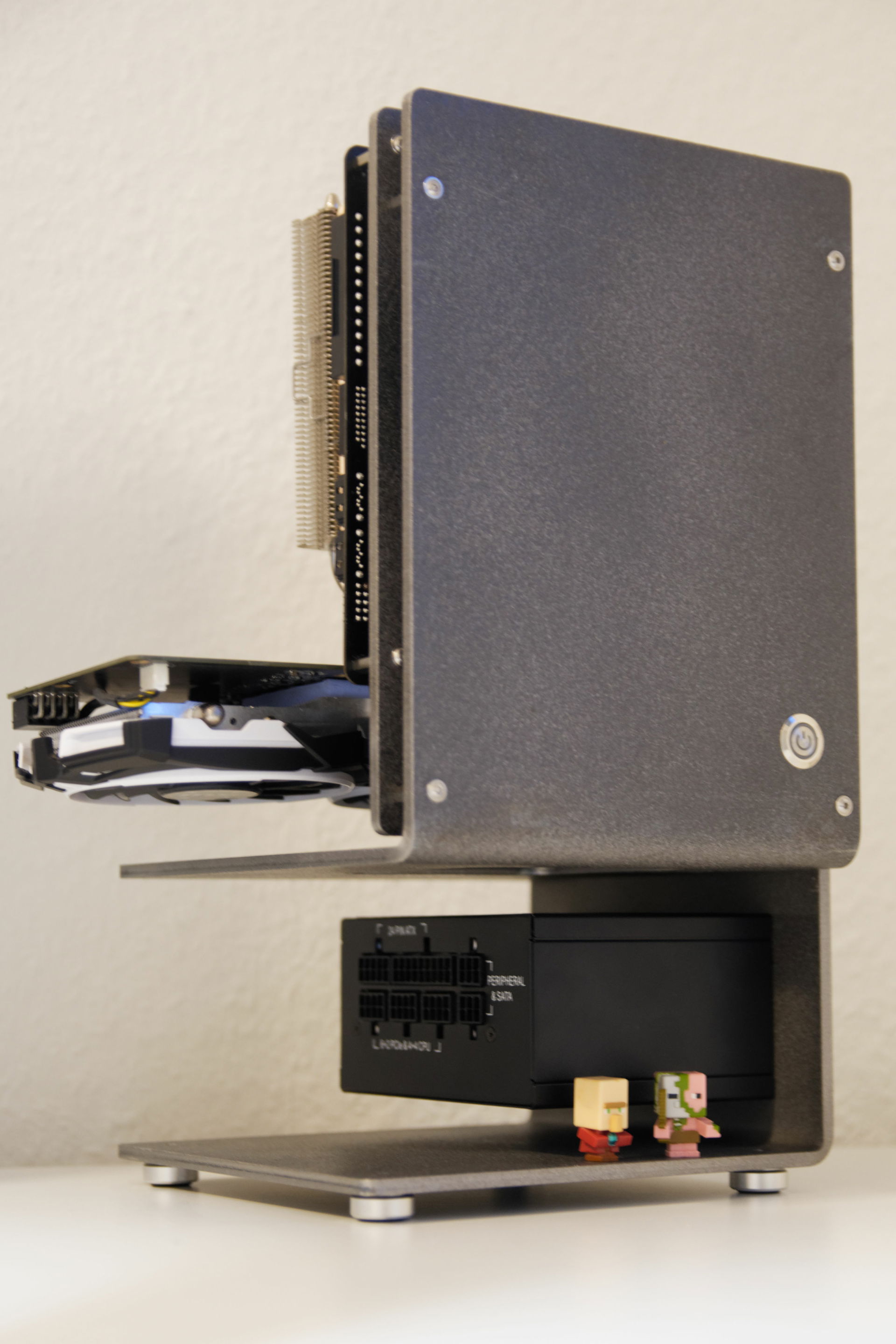 Open Case ITX Sandblasted with clear lacquer » builds.gg