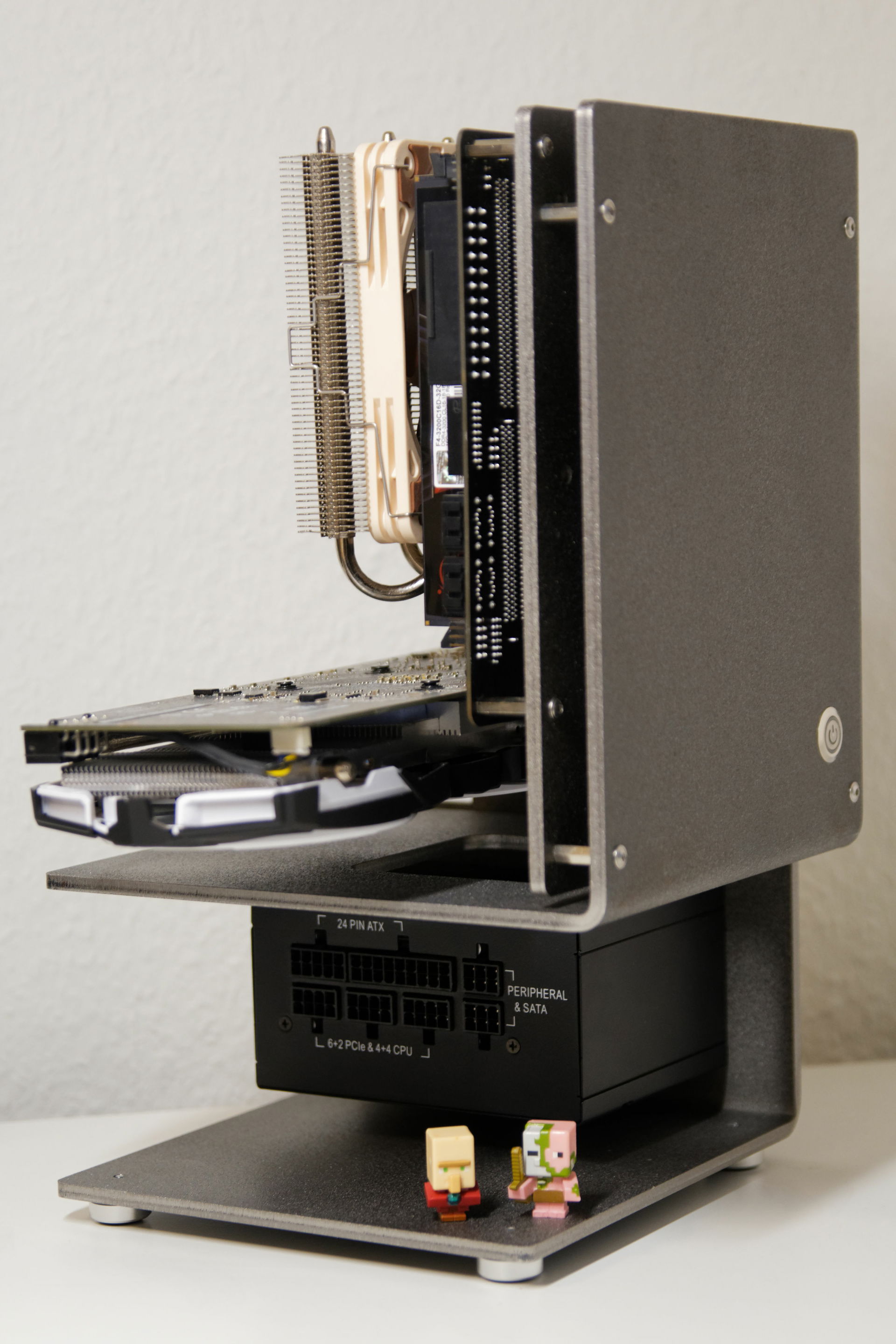 Open Case ITX Sandblasted with clear lacquer » builds.gg