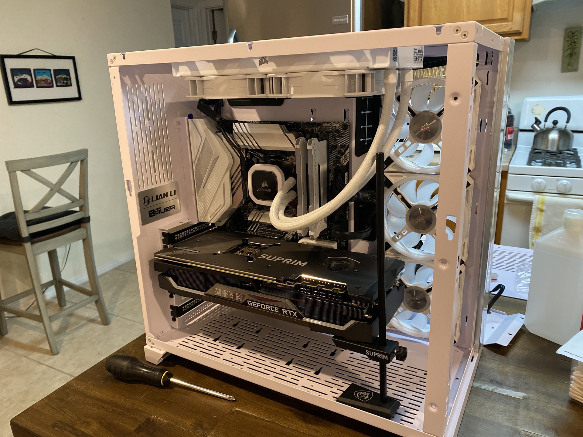 Lian Li White Build and MacBook Setup » builds.gg