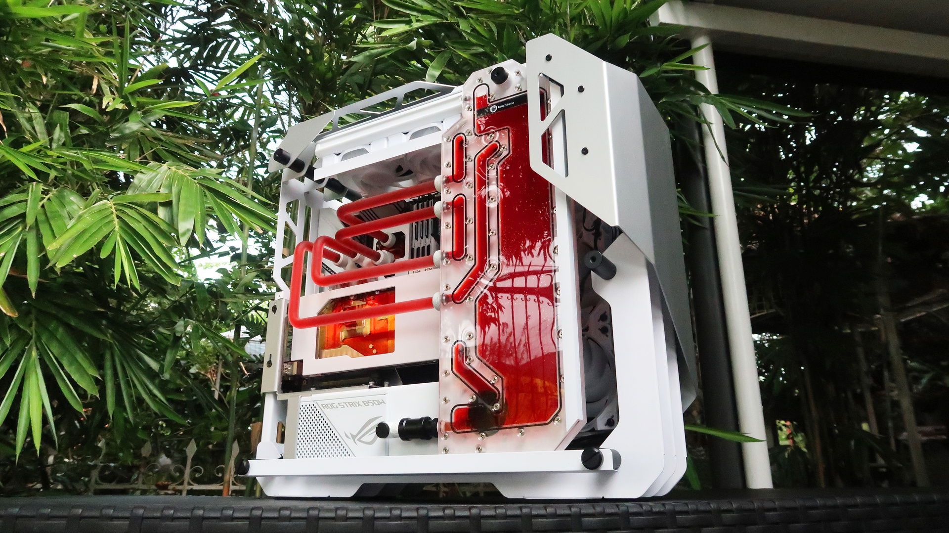 Custom Pc Build #88 " Red Blaze " A Ryzen, RTX Gaming Pc on a Cougar ...