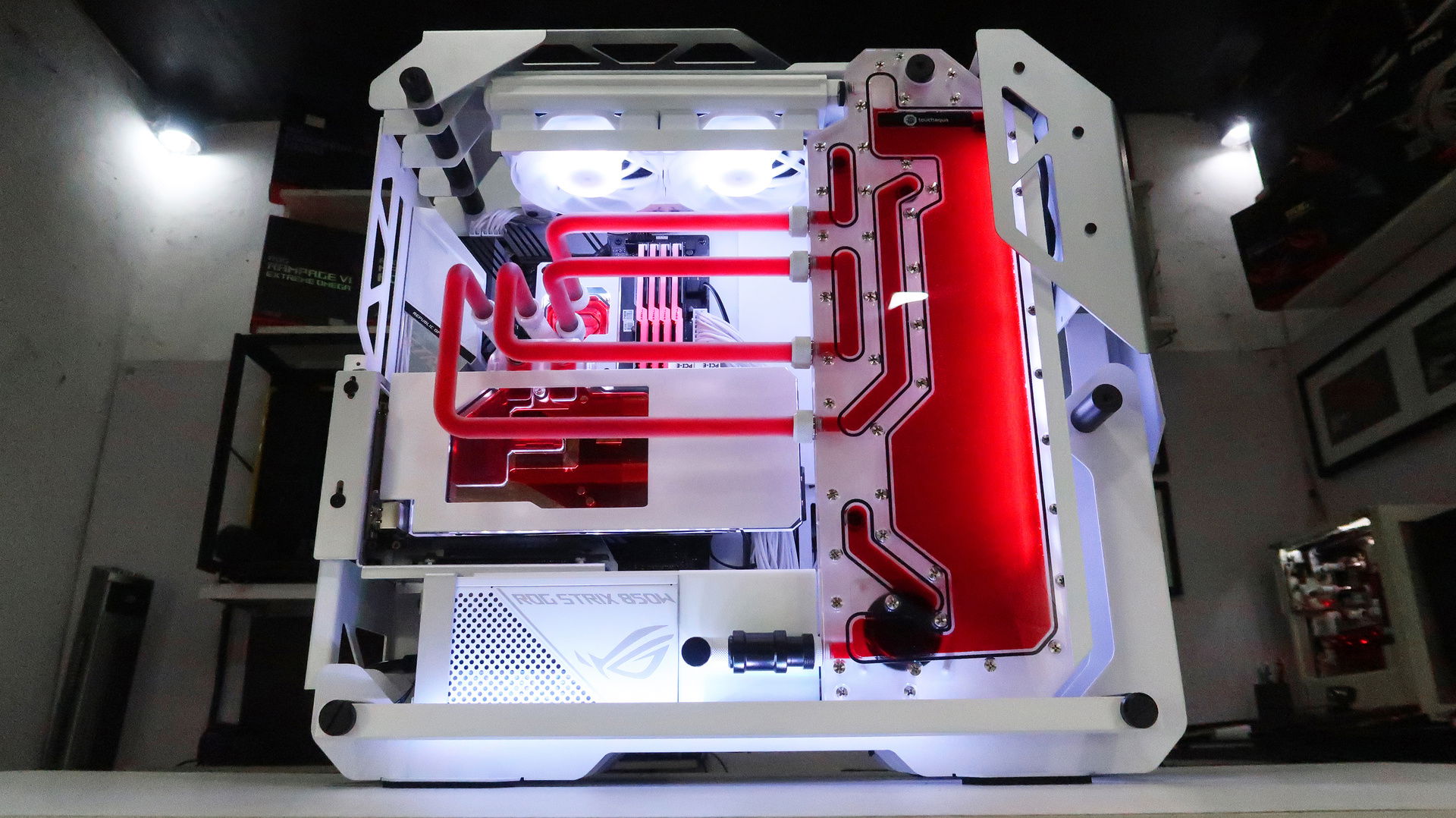 Custom Pc Build #88 " Red Blaze " A Ryzen, RTX Gaming Pc on a Cougar ...