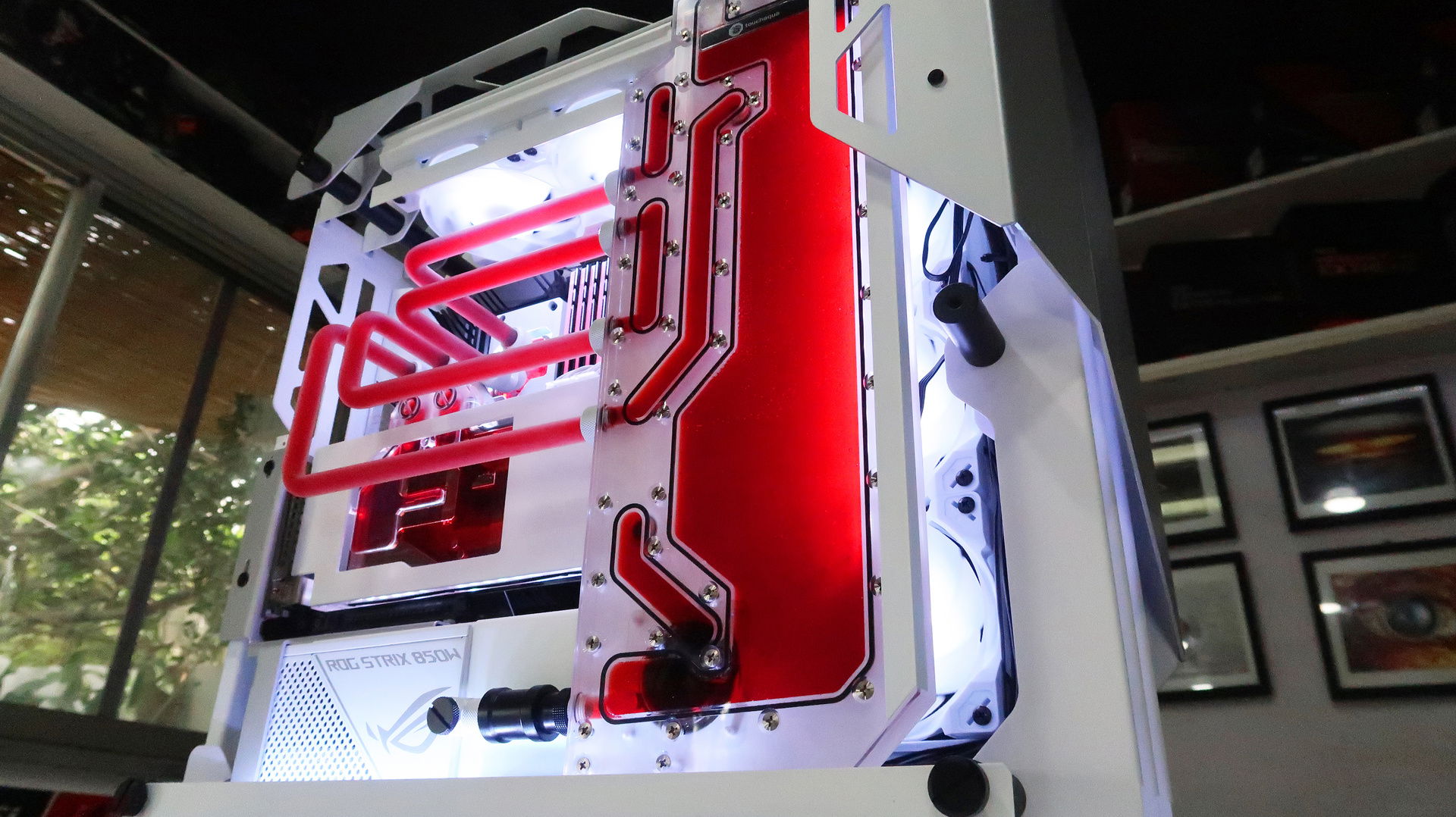 Custom Pc Build #88 " Red Blaze " A Ryzen, RTX Gaming Pc on a Cougar ...