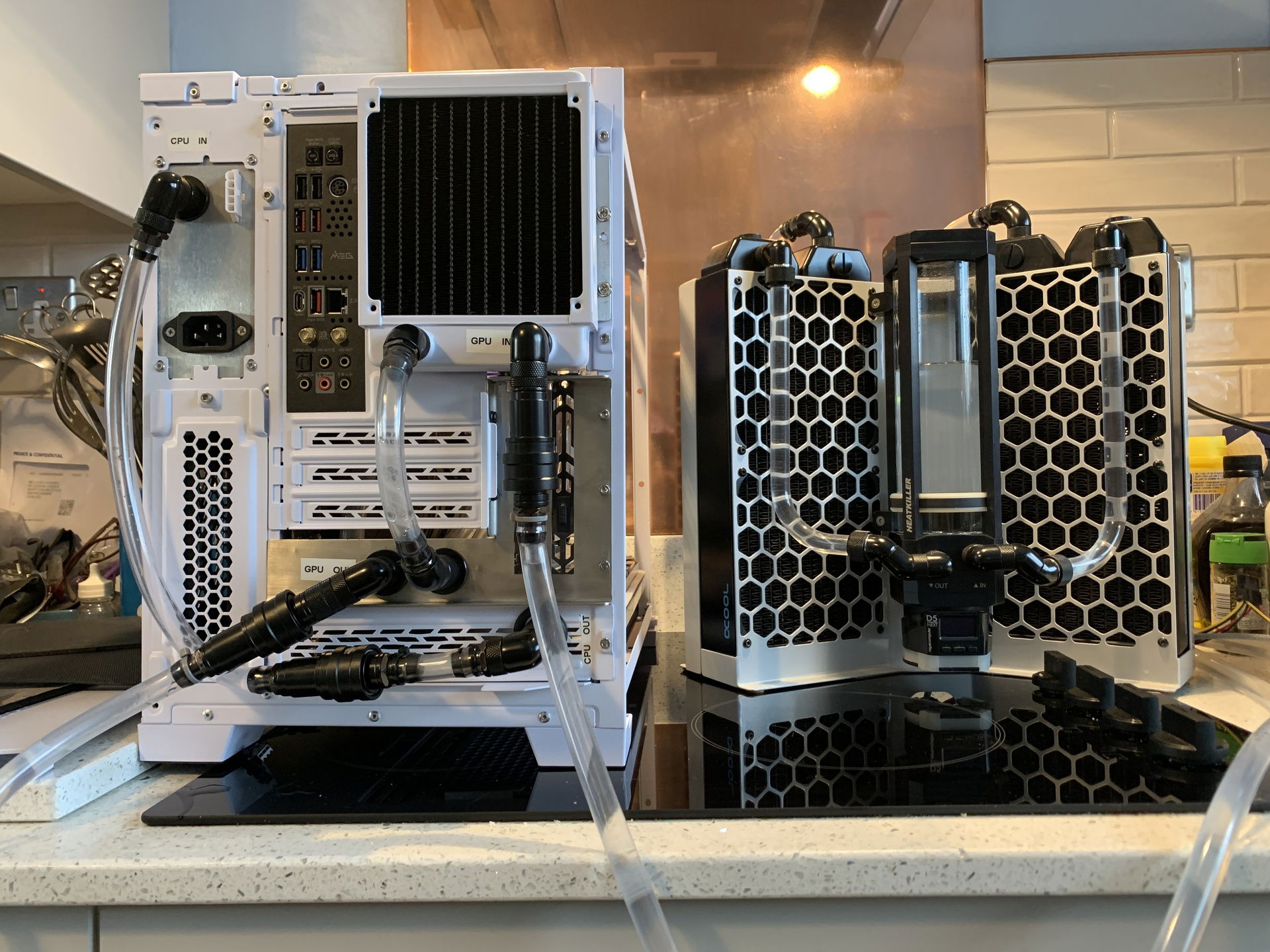 011D Mini with ATX PSU, configaruble internal/external loop. » builds.gg