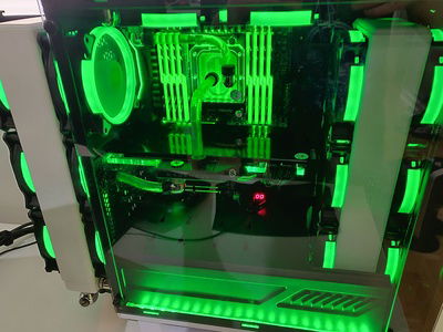 Red Bull Mini Fridge watercooled PC » builds.gg