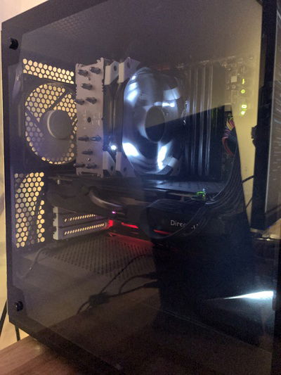 Miami Vice (Meshify C Custom Loop) » builds.gg