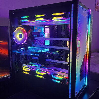 RED gaming pc » builds.gg