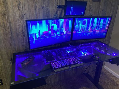 Miami Vice (Meshify C Custom Loop) » builds.gg