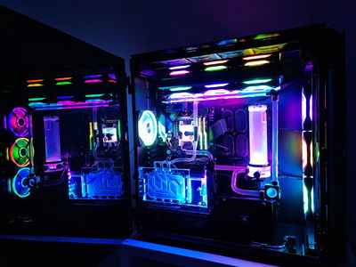 Miami Vice (Meshify C Custom Loop) » builds.gg
