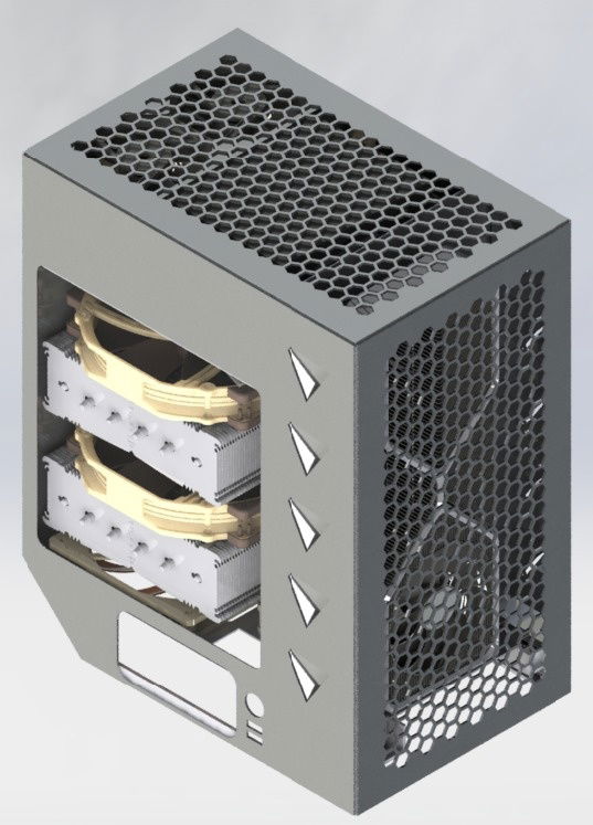 Updraft MK1 - NH-D15 in a custom SFF » builds.gg