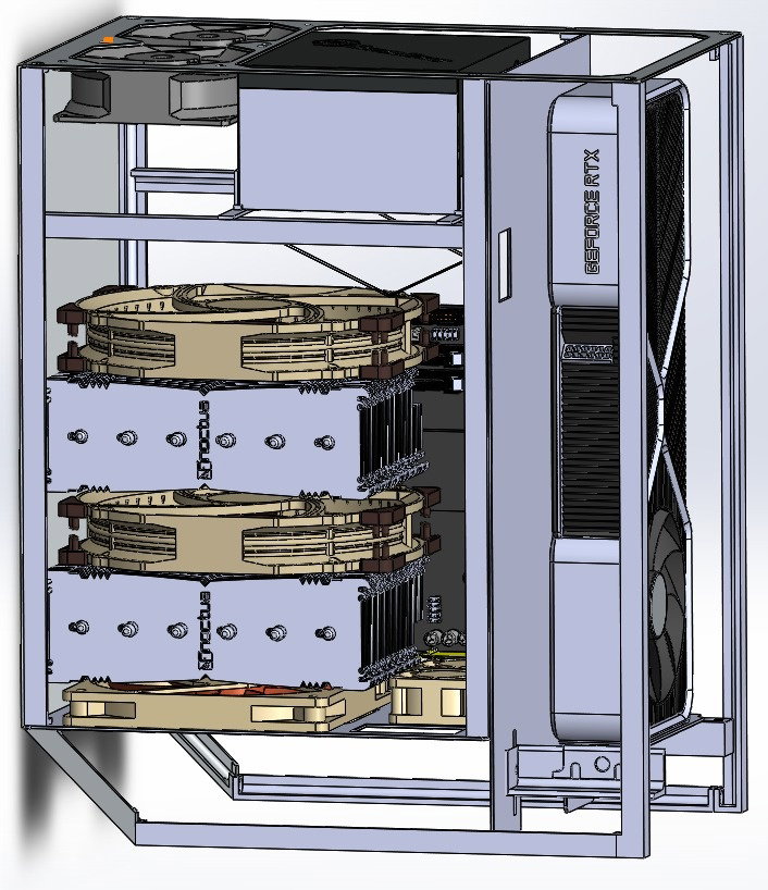 Updraft MK1 - NH-D15 in a custom SFF » builds.gg