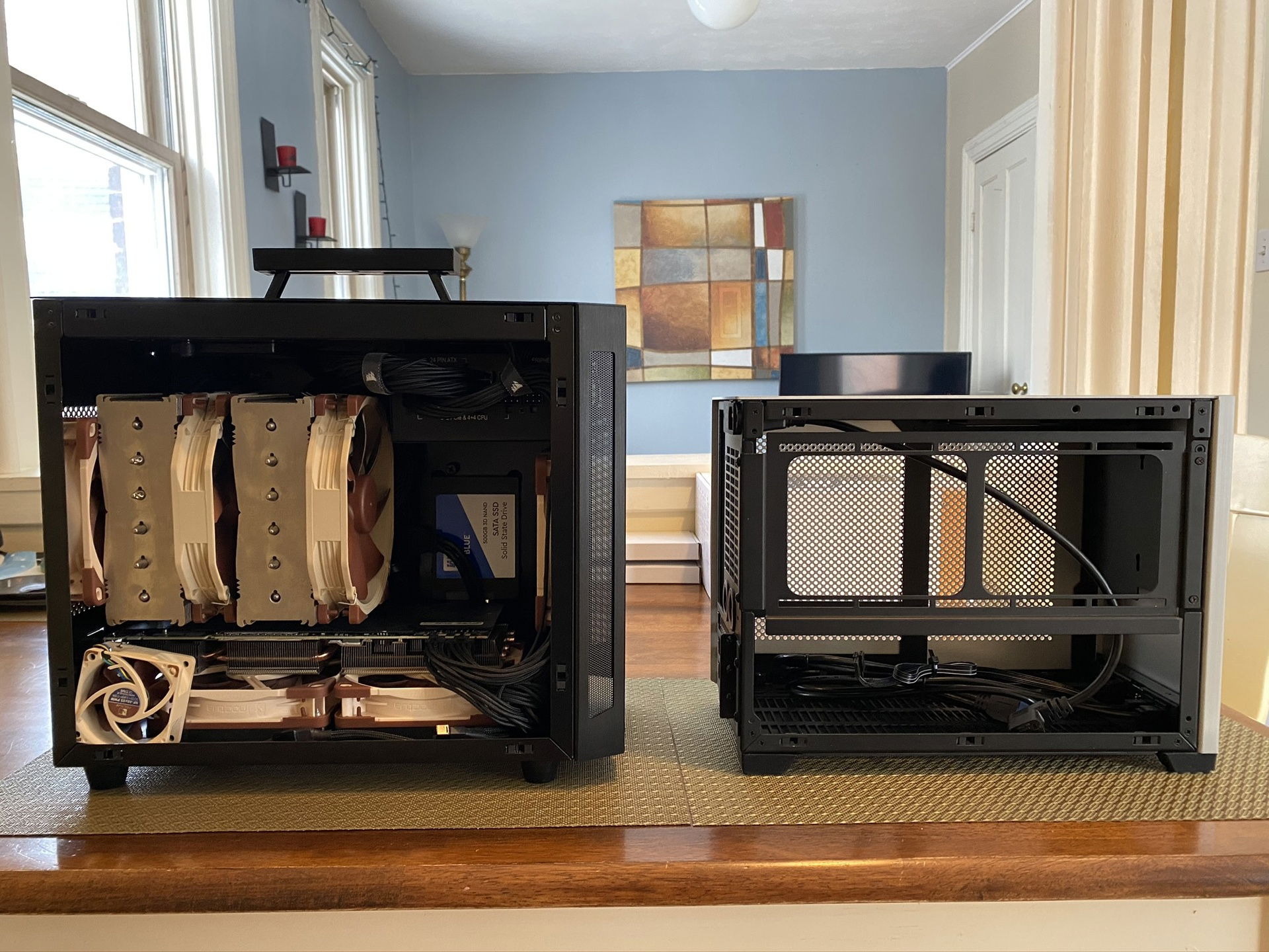 NCASE M1 Downsize (ft. AIO push/pull + GPU deshroud) » builds.gg