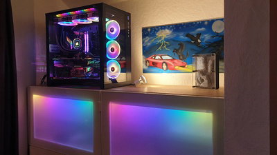 Custom Pc Build #77 "Pink Glaze" A gaming pc on a Lian-Li 011 Dynamic ...