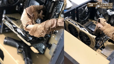 Red Bull Mini Fridge watercooled PC » builds.gg