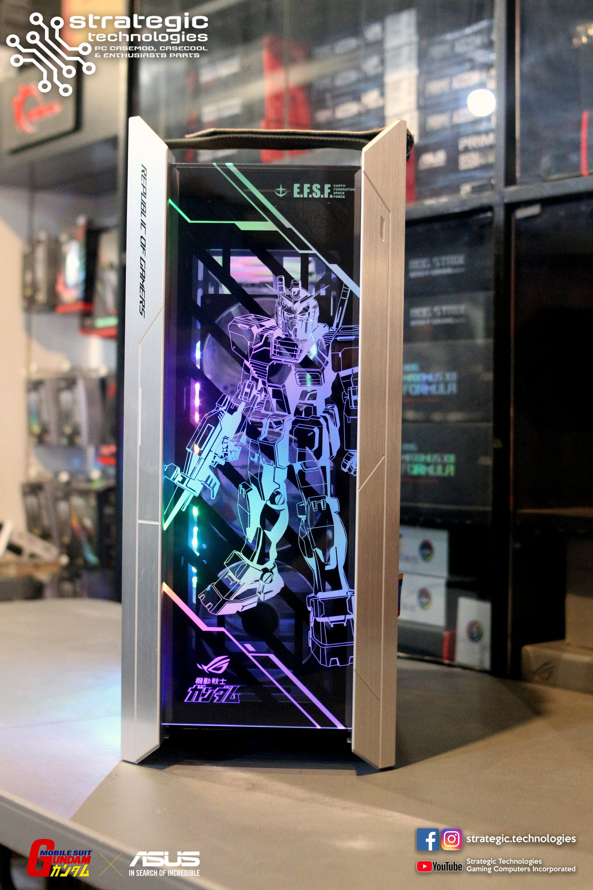 ASUS ROG Gundam Mobile Suit RX-78-2 » builds.gg