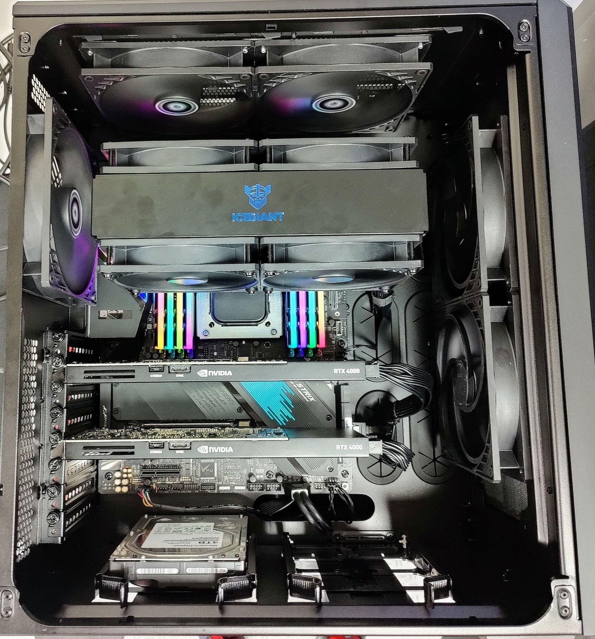 Threadripper, RTX Quadro, 128GB RAM, Ice Giant » builds.gg