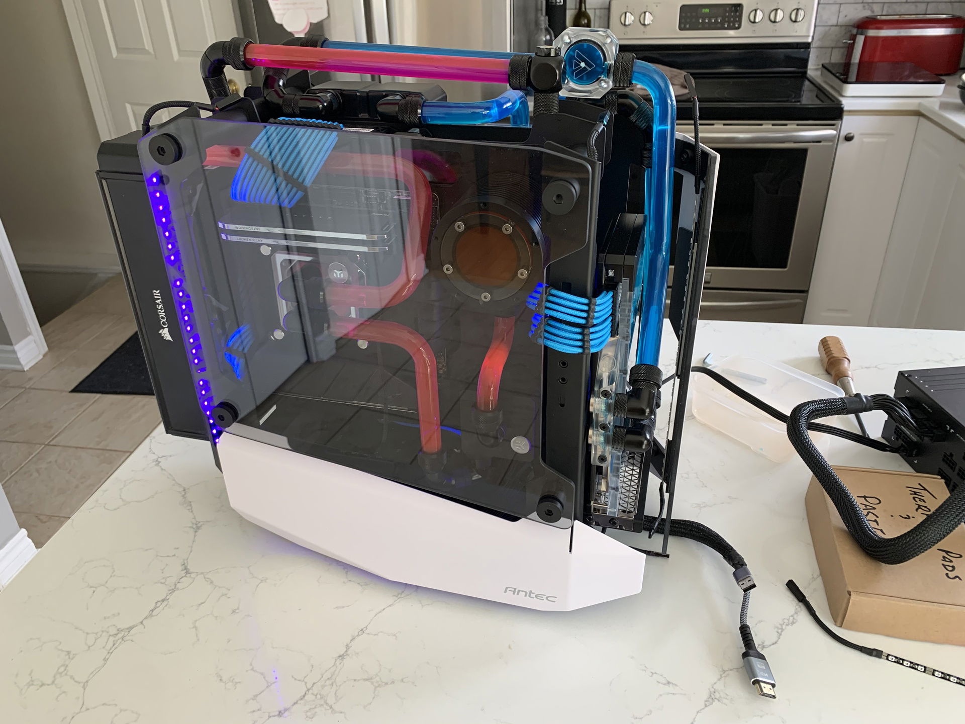 First Custom Loop Dual Loop Itx Build Buildsgg 2670