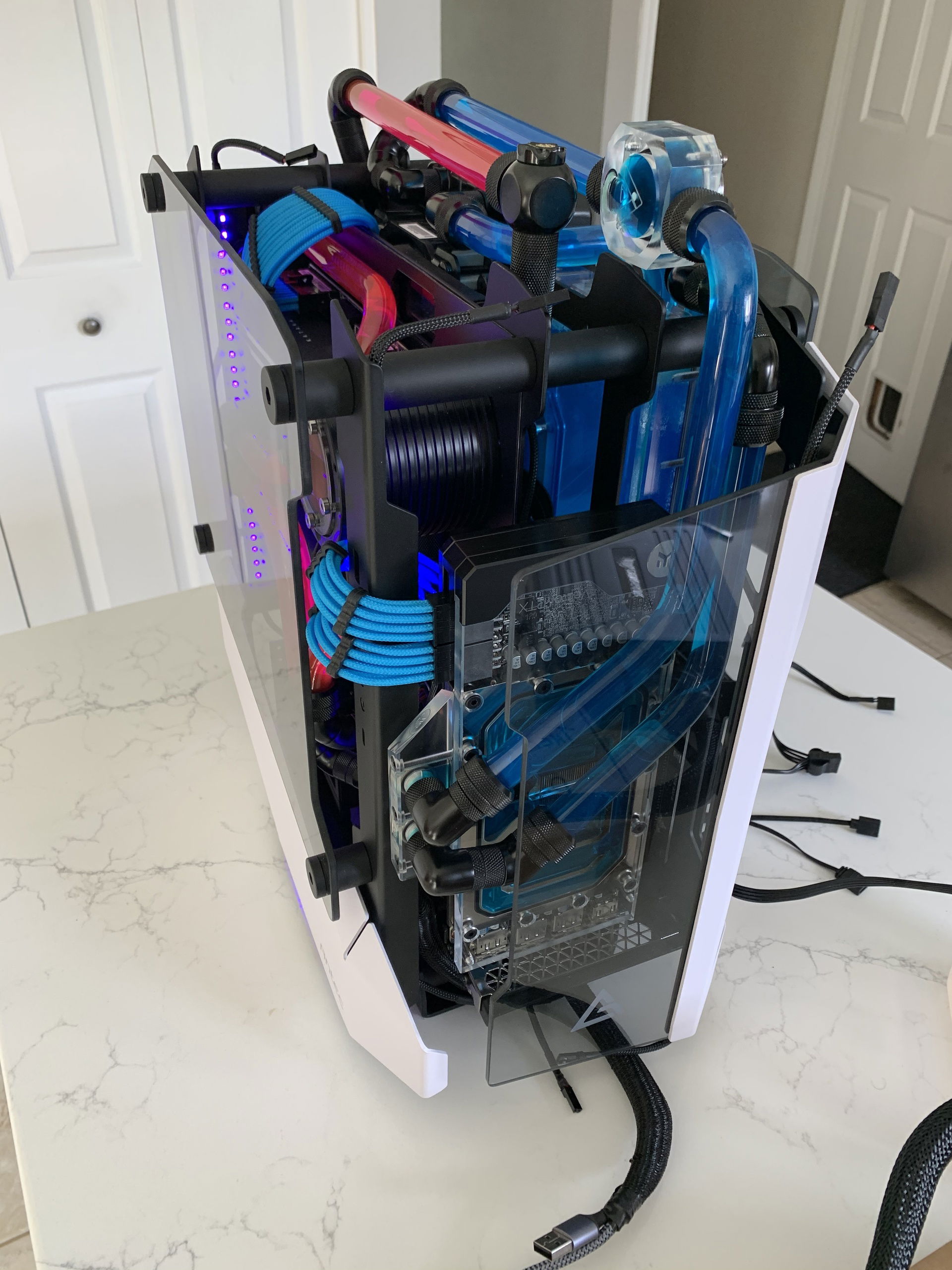First Custom Loop Dual Loop Itx Build Buildsgg 5221