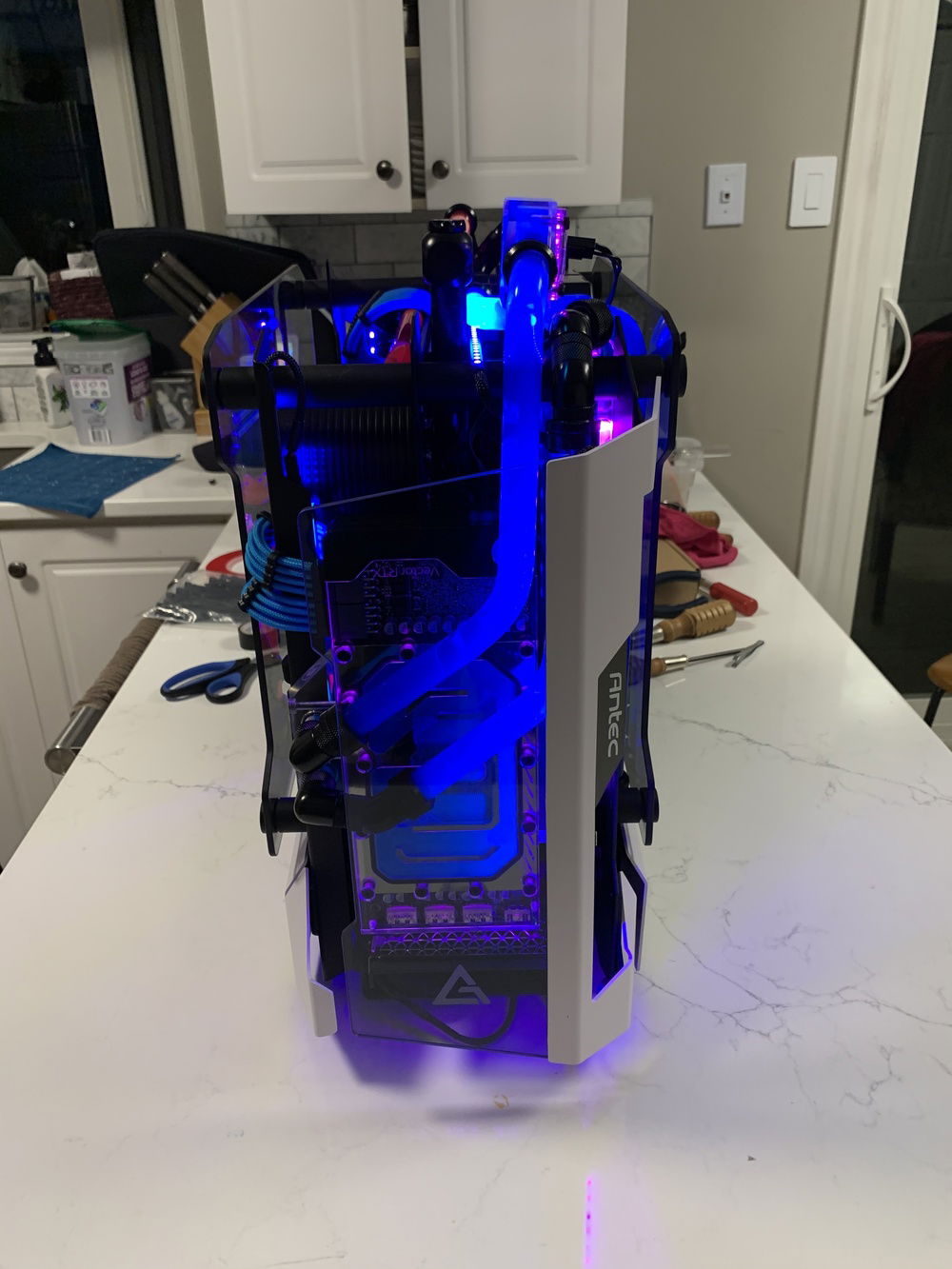 First Custom Loop Dual Loop Itx Build Buildsgg 7798