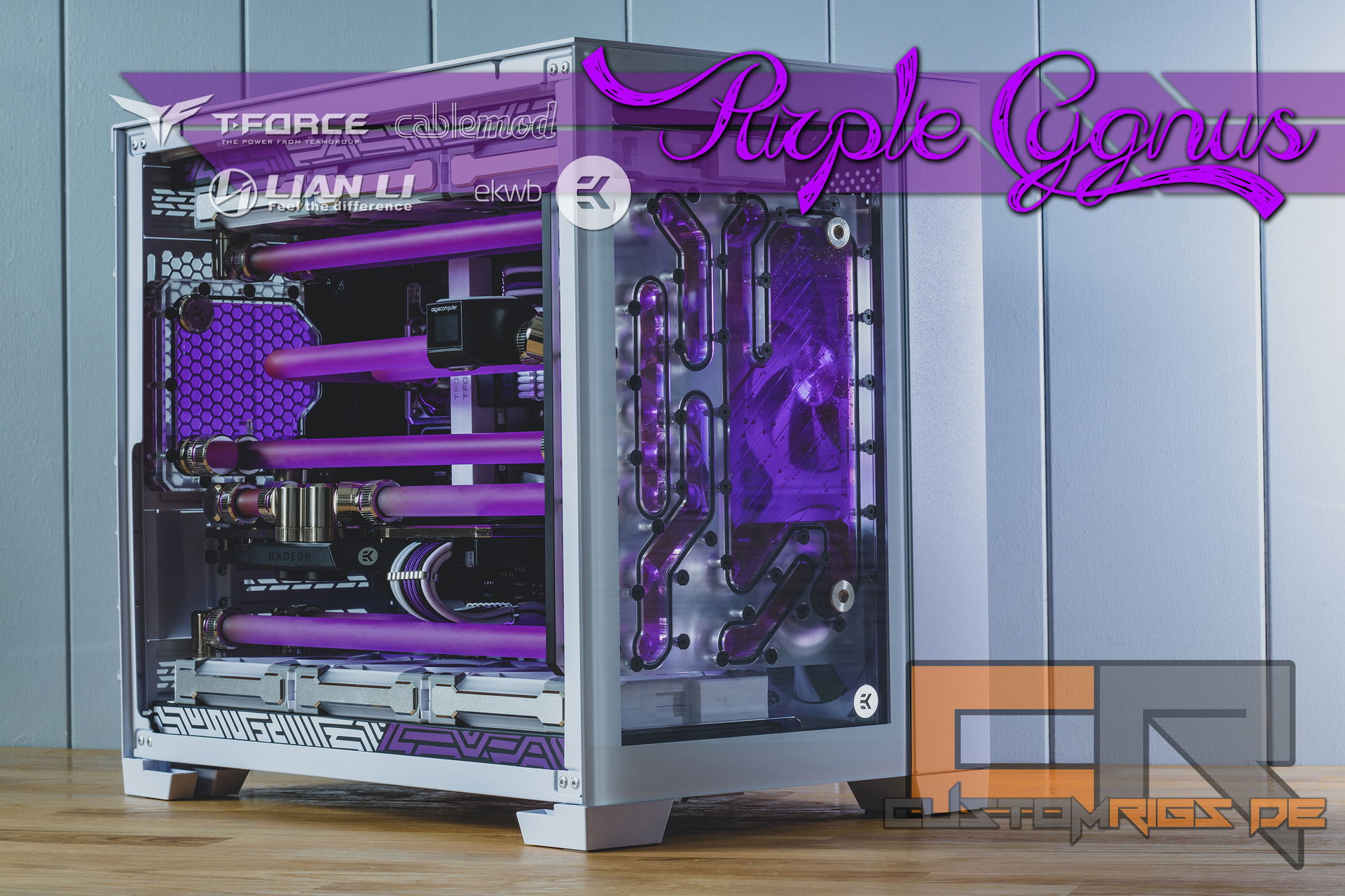 The Purple Cygnus - Lian Li O11 Dynamic Mini Snow White Edition » builds.gg