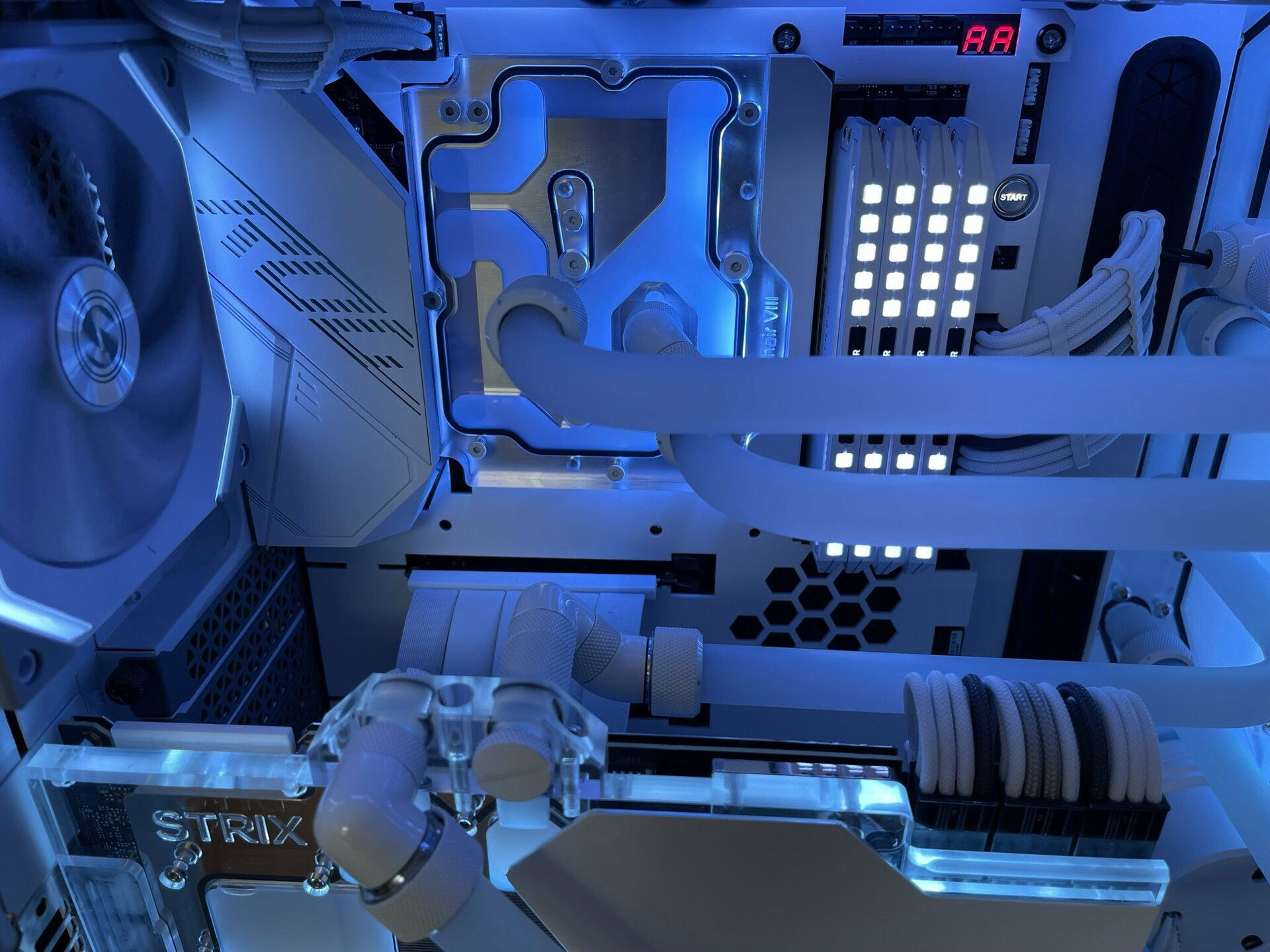 Corsair 5000D All White Watercooled Build » builds.gg