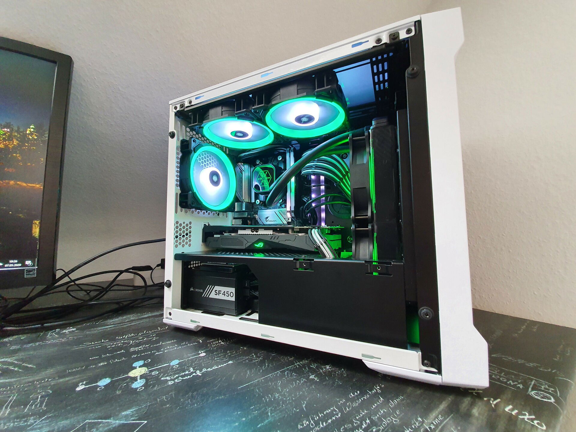 ITX Build AMD only - white + green » builds.gg