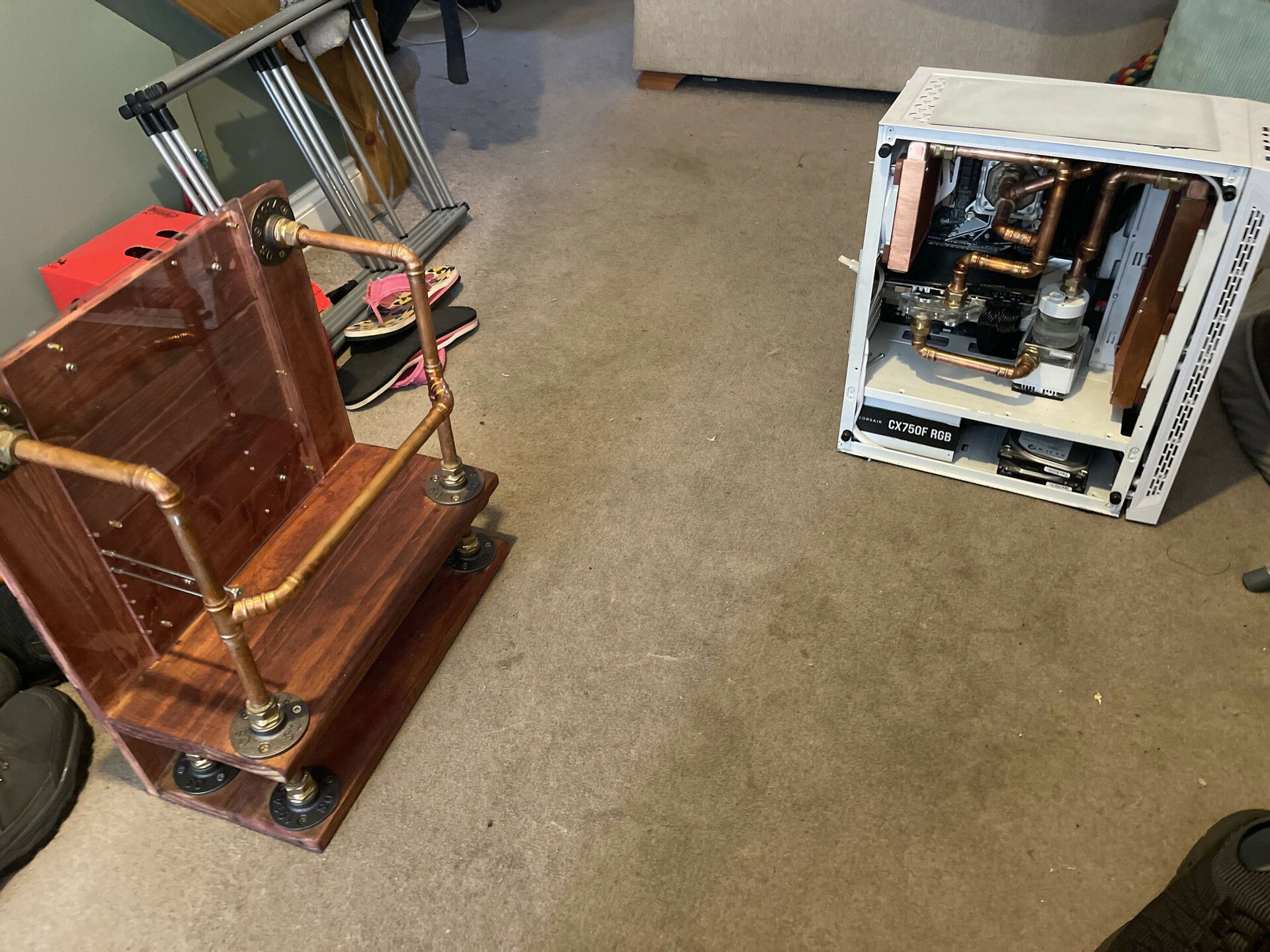 Industrial/Steampunk wooden/copper PC » builds.gg