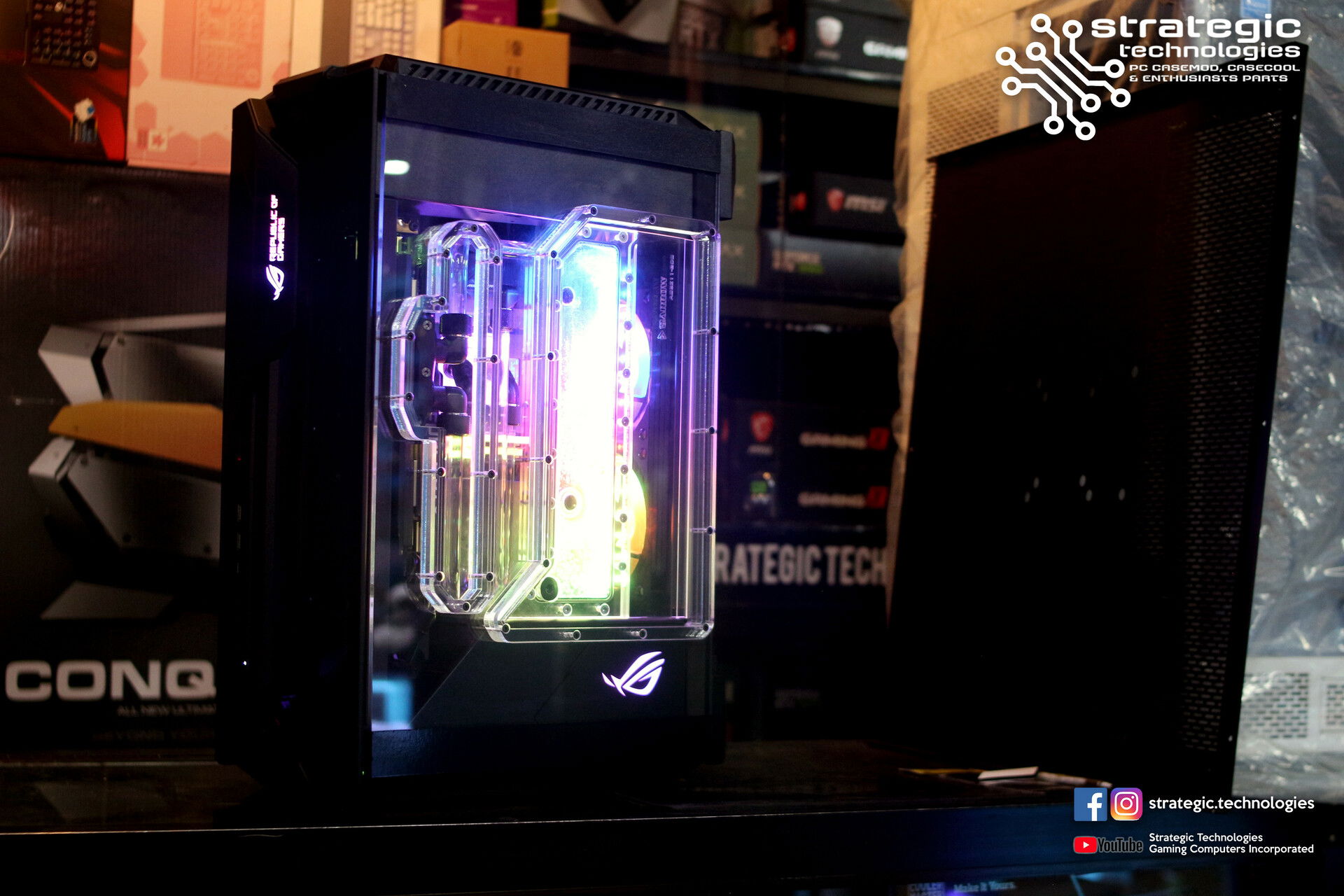 ASUS ROG Z11 custom hard line liquid cooled » builds.gg