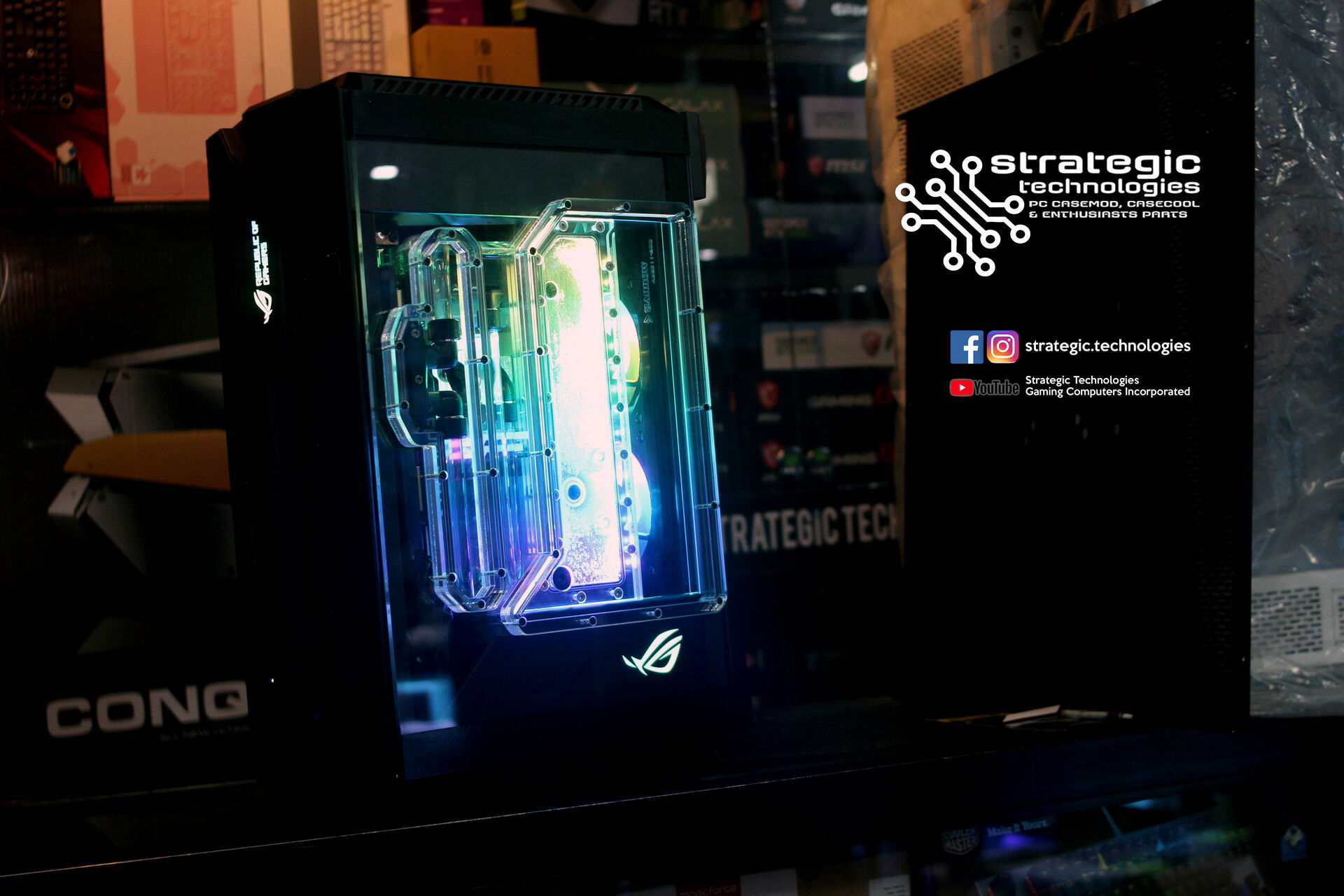 ASUS ROG Z11 custom hard line liquid cooled » builds.gg