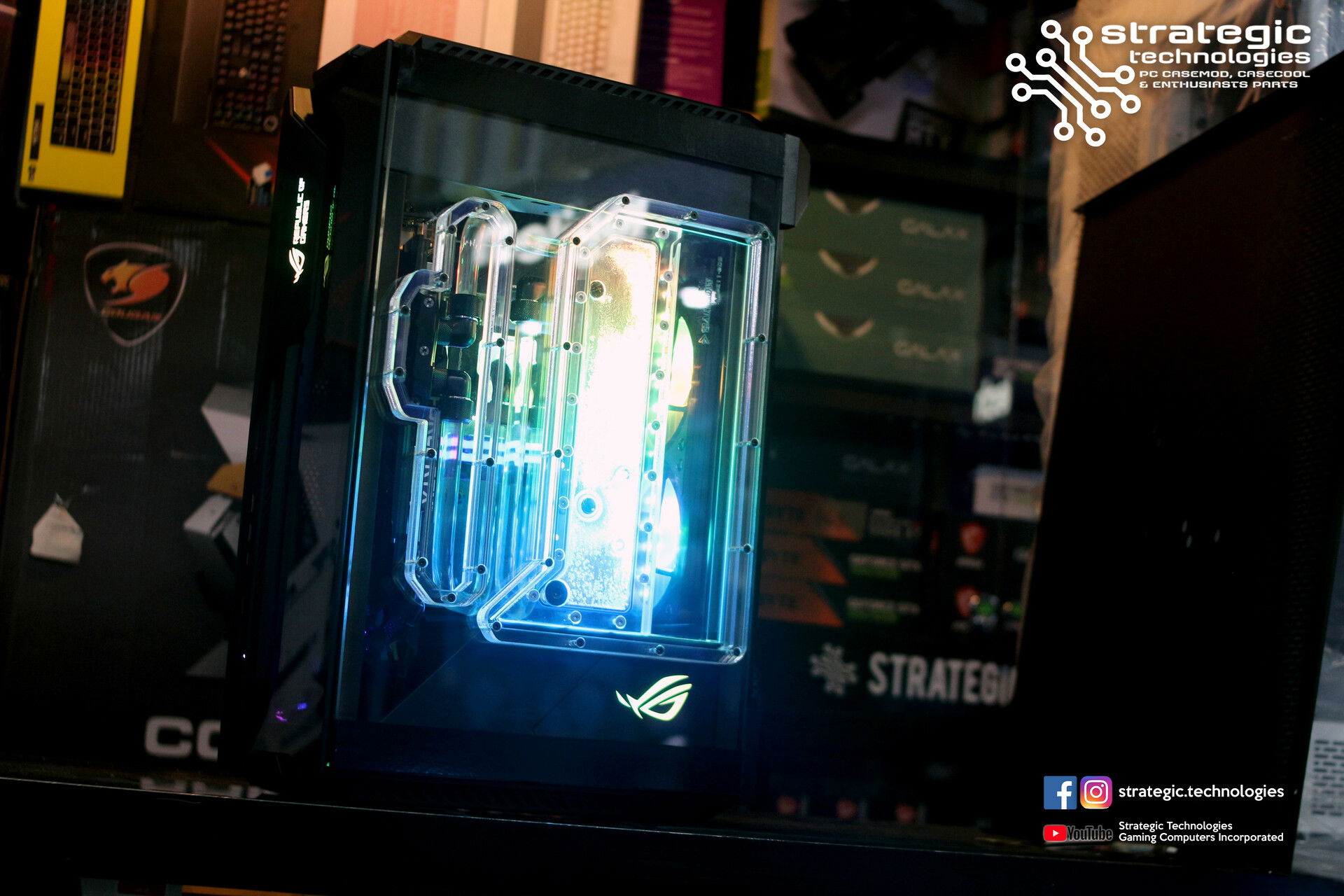 ASUS ROG Z11 custom hard line liquid cooled » builds.gg