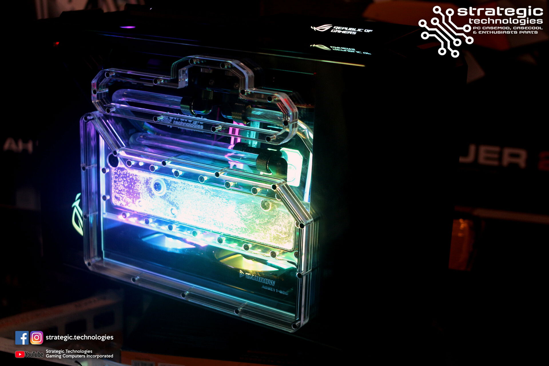 ASUS ROG Z11 custom hard line liquid cooled » builds.gg