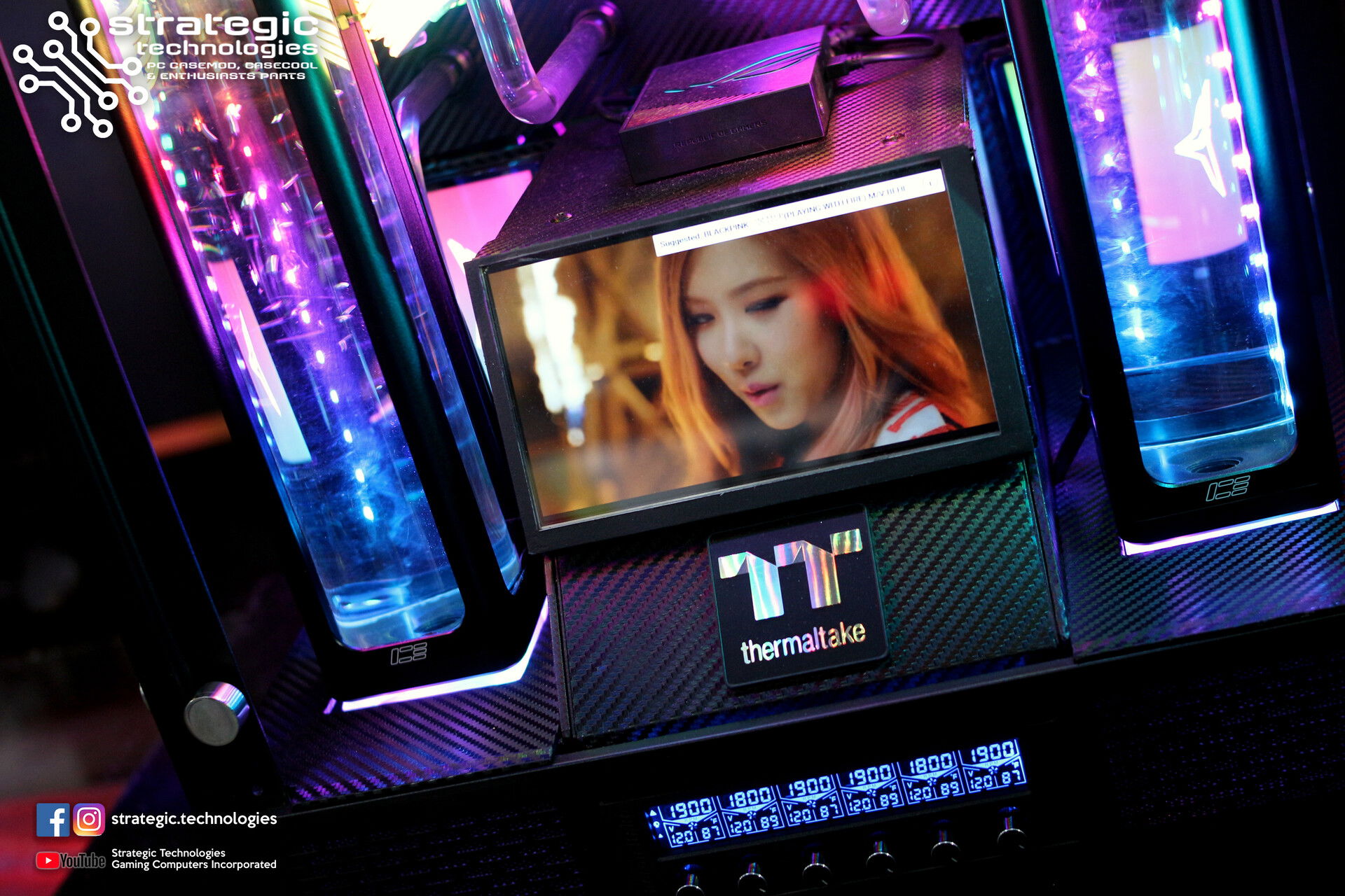 Thermaltake The Tower 900 full custom hard line liquid cooling - Brian ...