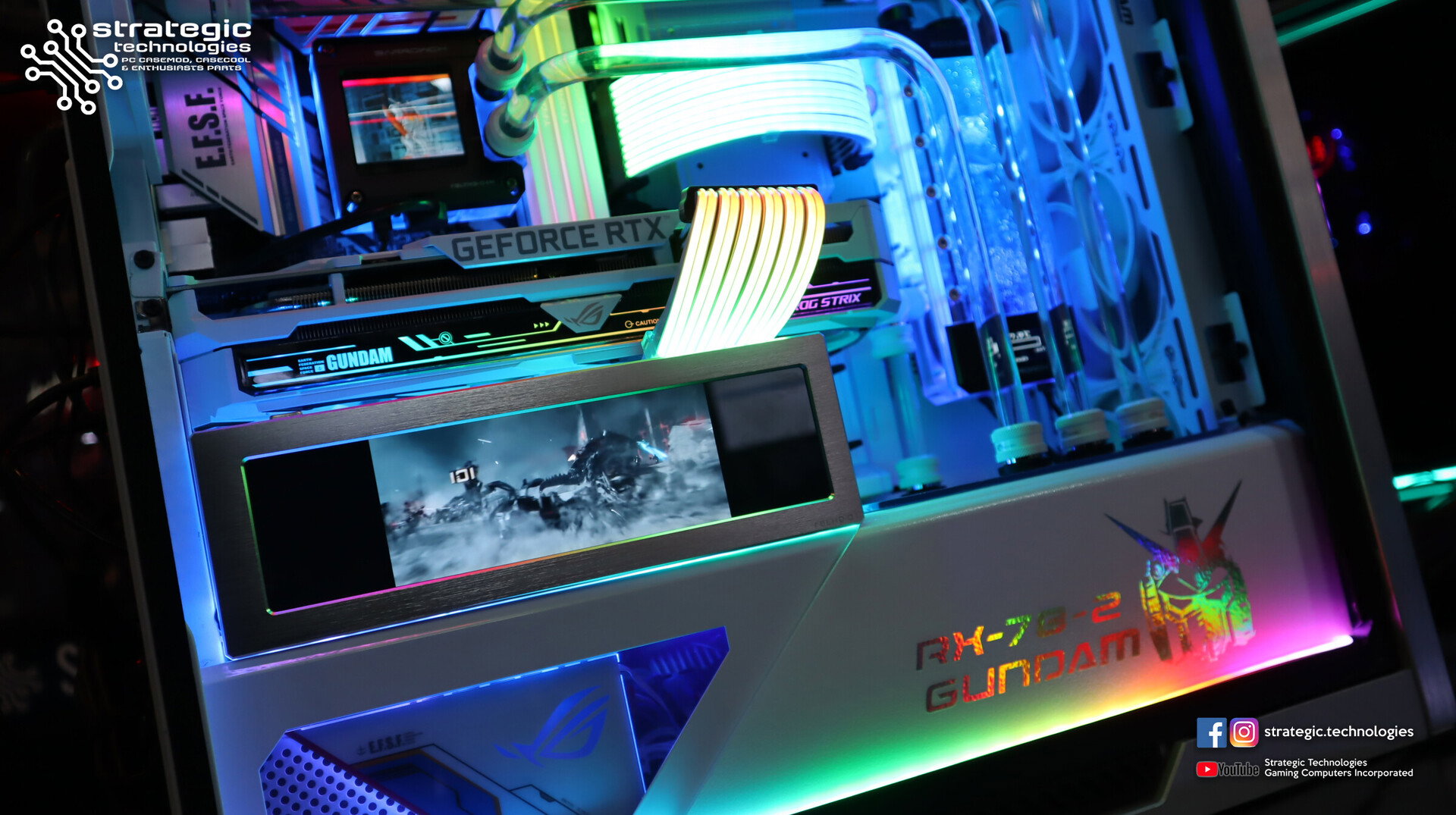 Next level ASUS ROG X Gundam Mobile Suit RX-78-2 Gaming PC with custom ...