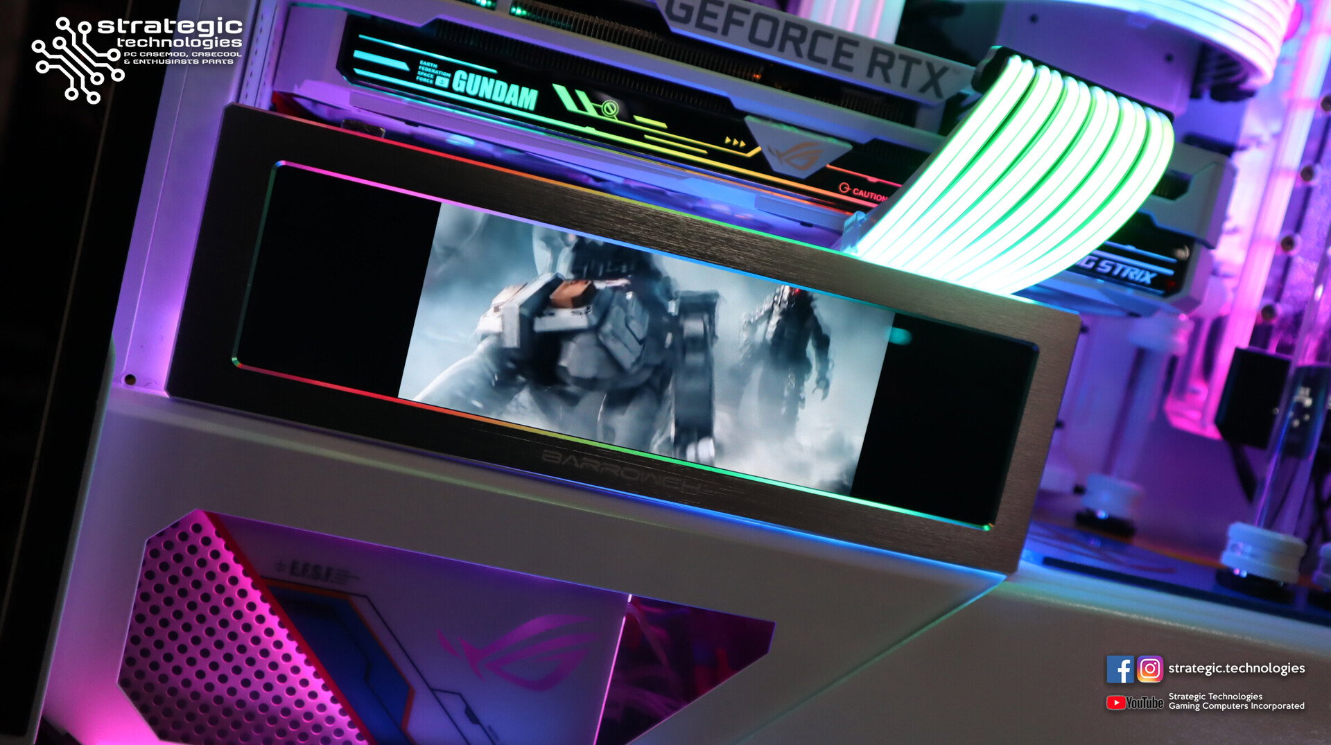 Next level ASUS ROG X Gundam Mobile Suit RX-78-2 Gaming PC with custom ...