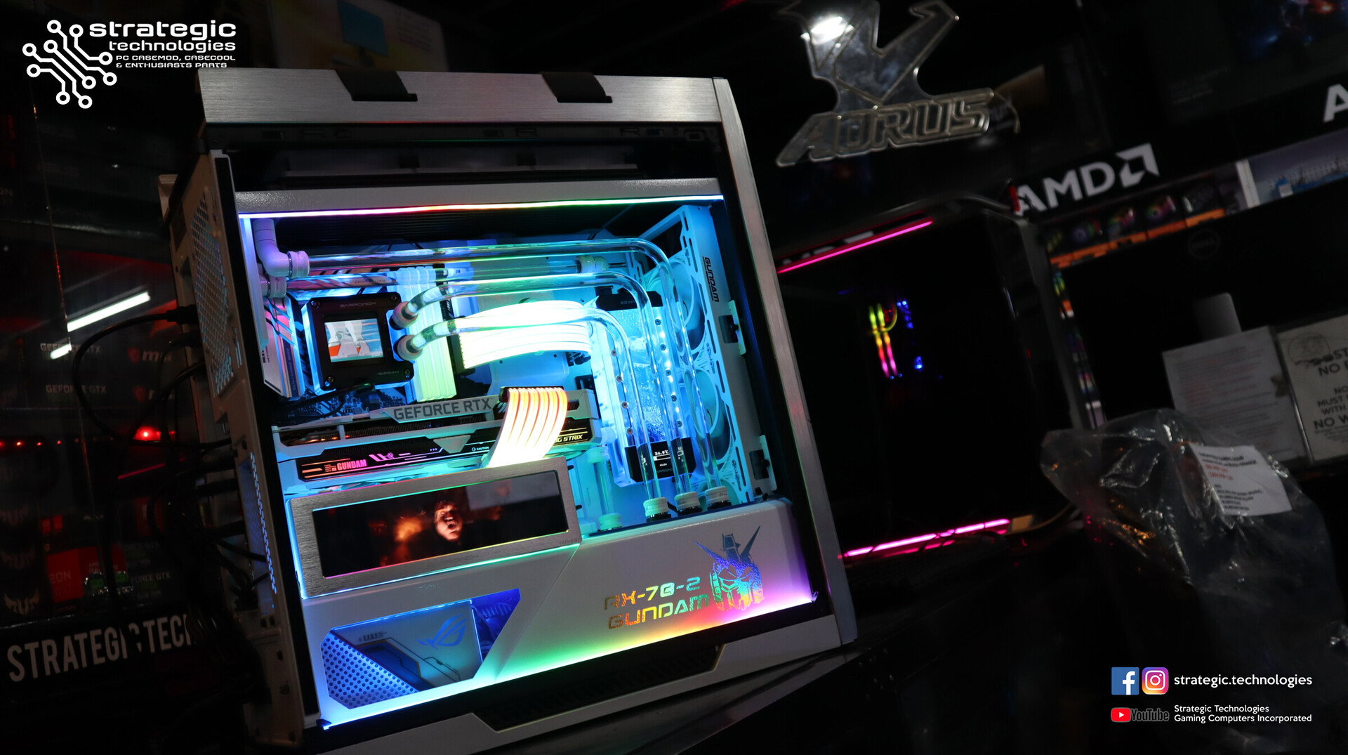 Next level ASUS ROG X Gundam Mobile Suit RX-78-2 Gaming PC with custom ...