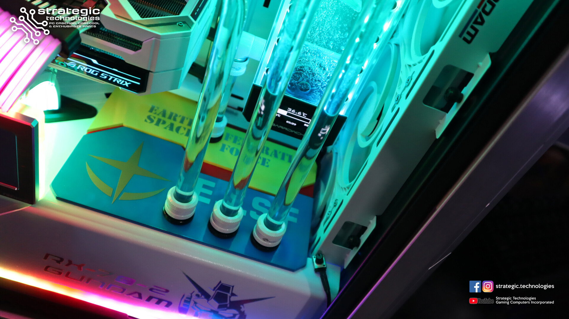 Next level ASUS ROG X Gundam Mobile Suit RX-78-2 Gaming PC with custom ...