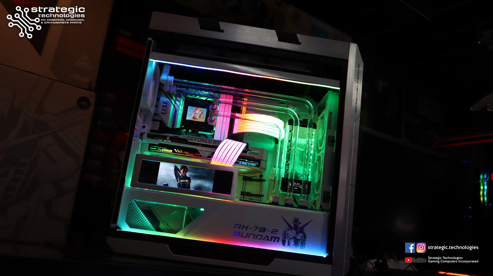 Next level ASUS ROG X Gundam Mobile Suit RX-78-2 Gaming PC with custom ...