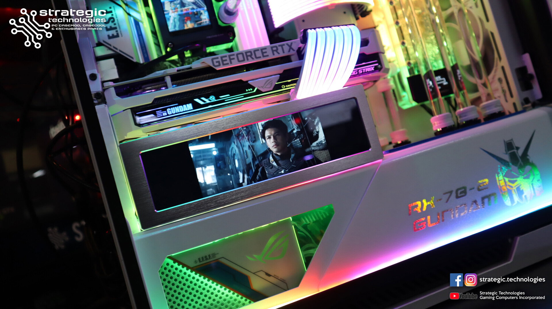 Next level ASUS ROG X Gundam Mobile Suit RX-78-2 Gaming PC with custom ...