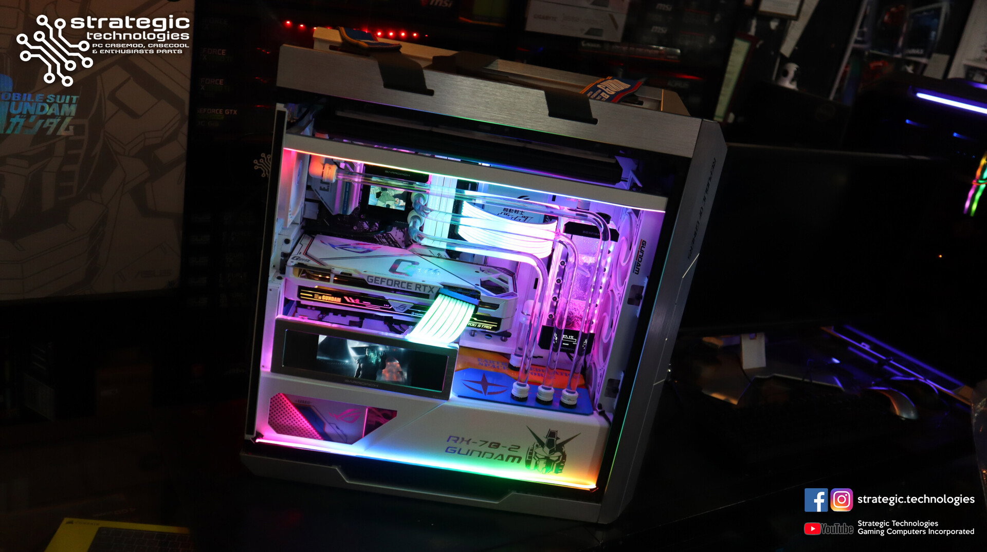 Next level ASUS ROG X Gundam Mobile Suit RX-78-2 Gaming PC with custom ...