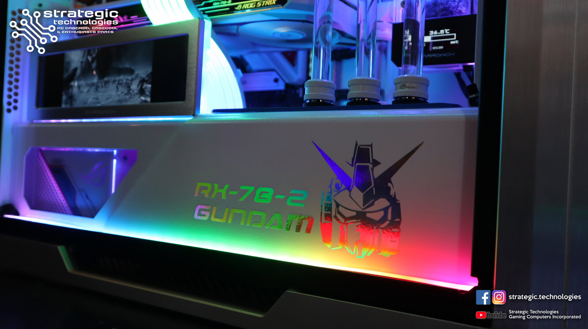 Next level ASUS ROG X Gundam Mobile Suit RX-78-2 Gaming PC with custom ...