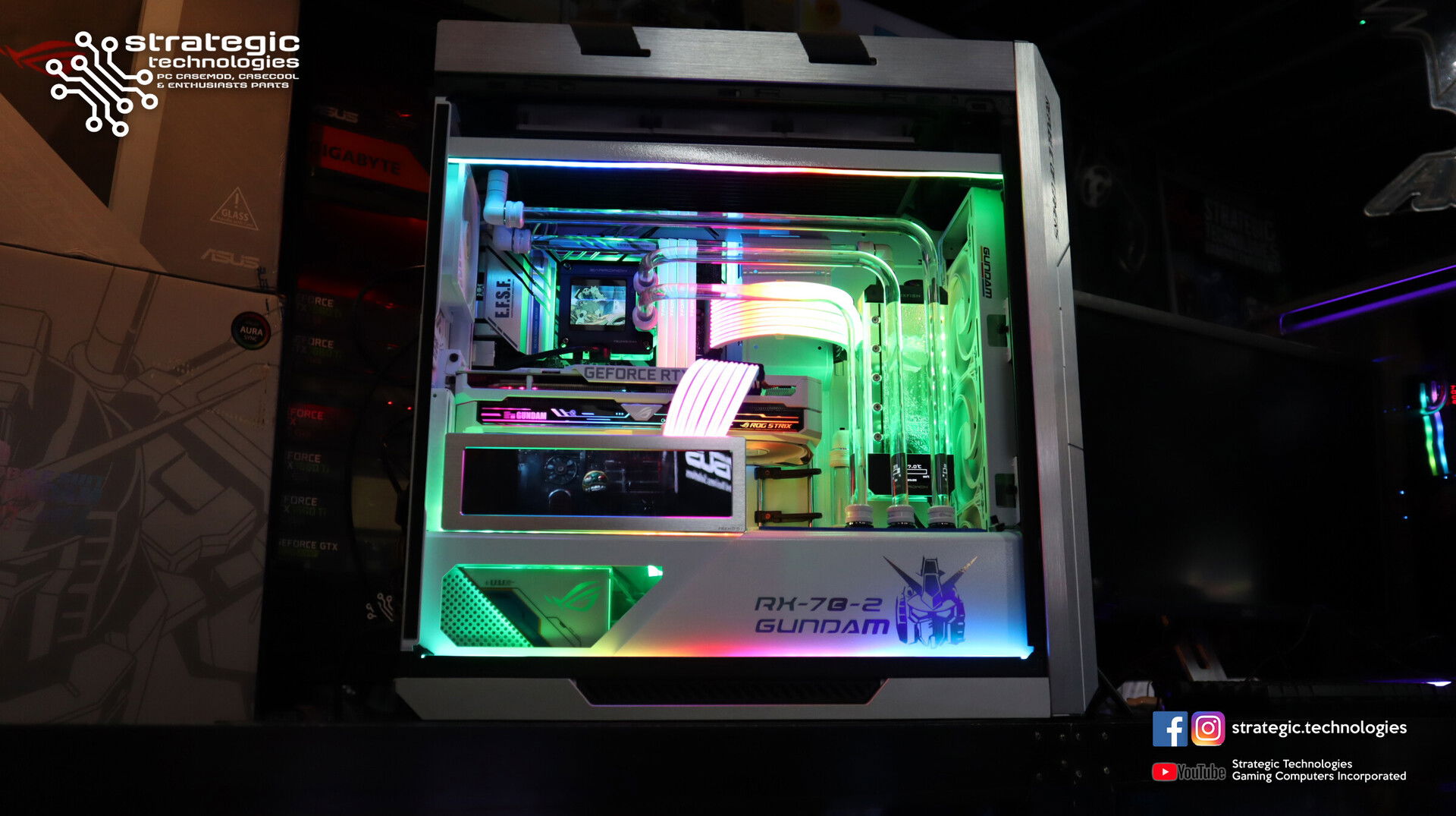 Next level ASUS ROG X Gundam Mobile Suit RX-78-2 Gaming PC with custom ...
