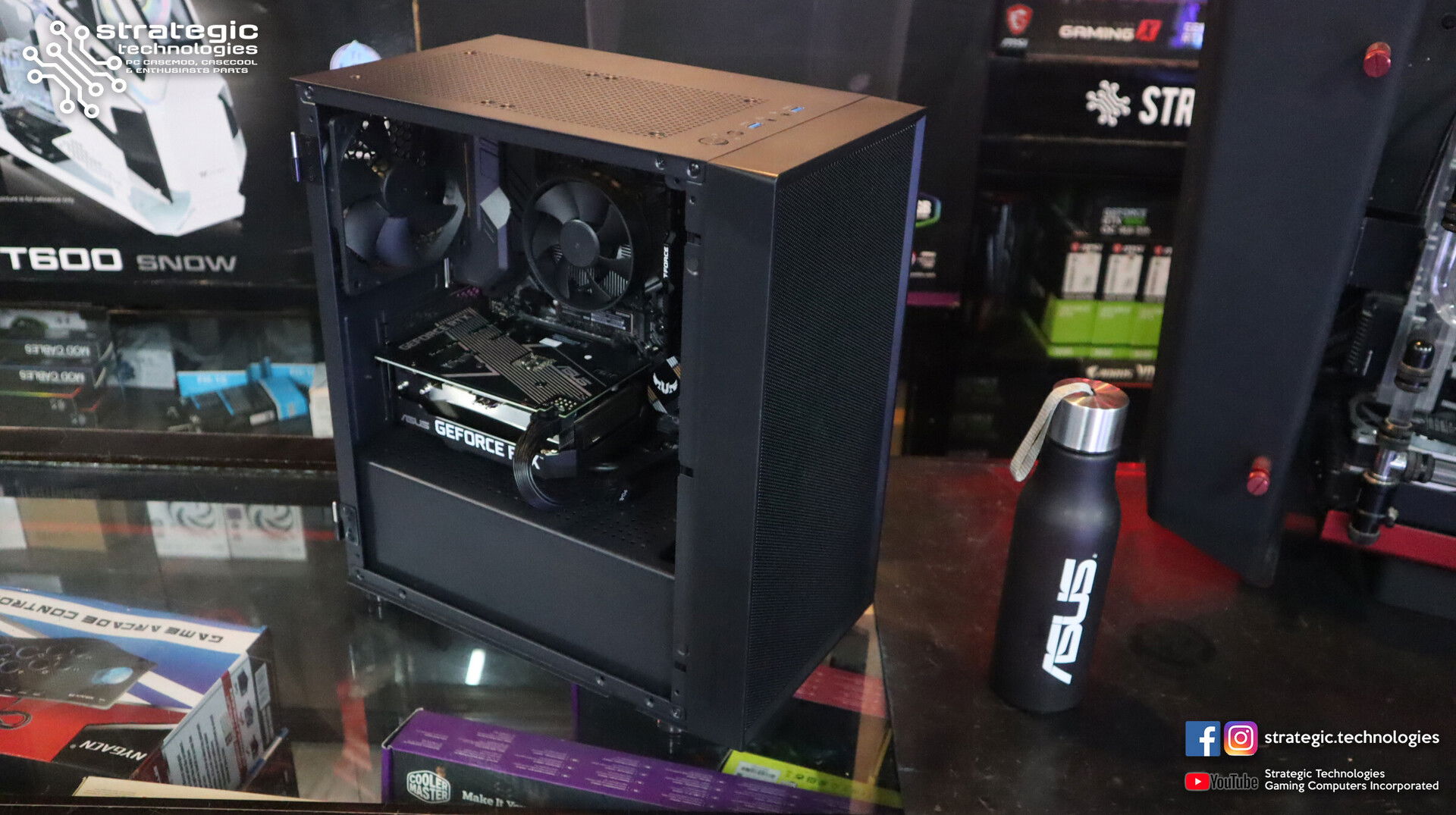 Black Out mATX PC build » builds.gg