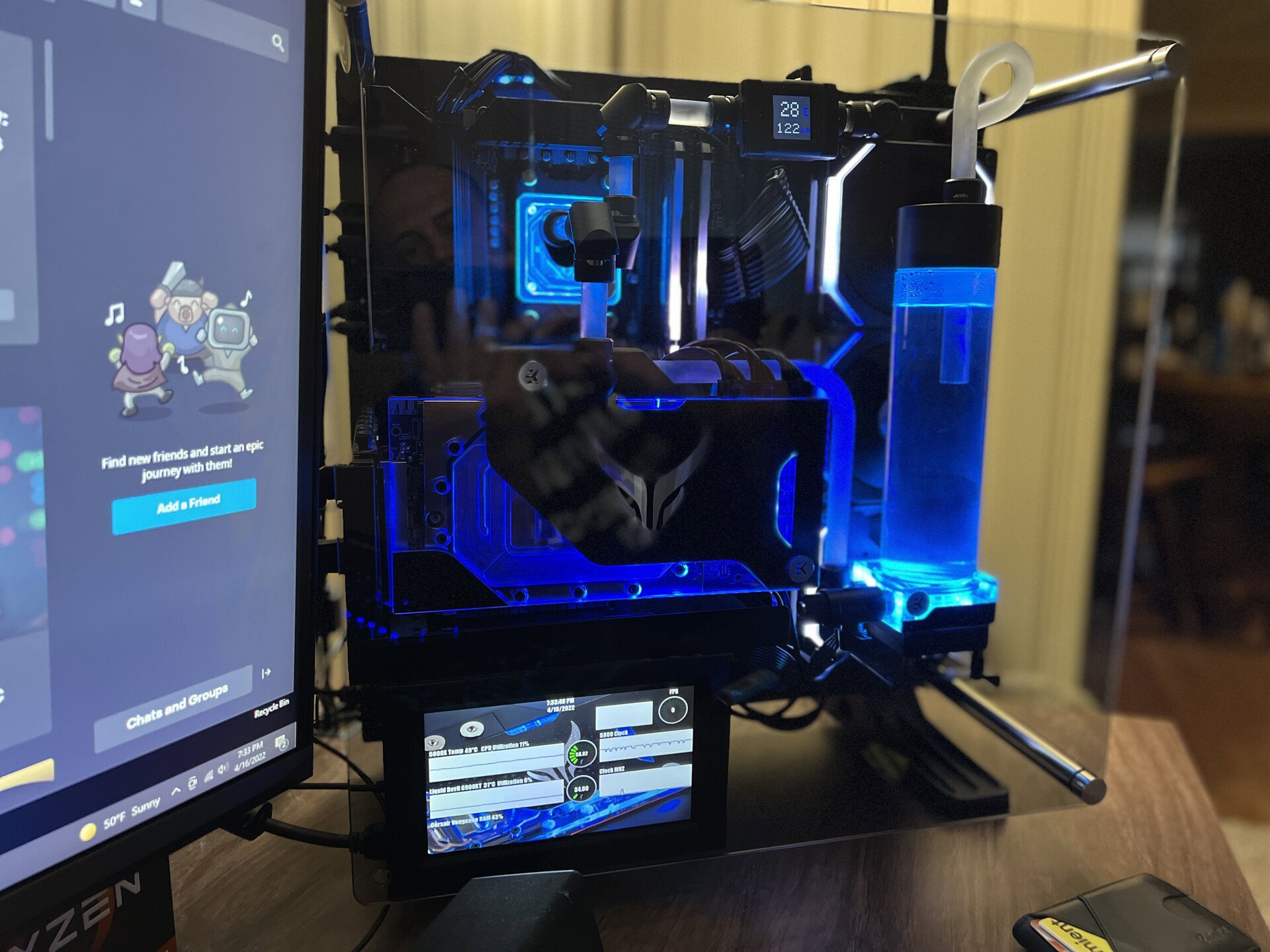Custom water cooled core p3 5800x and Liquid Devil 6900xt » builds.gg