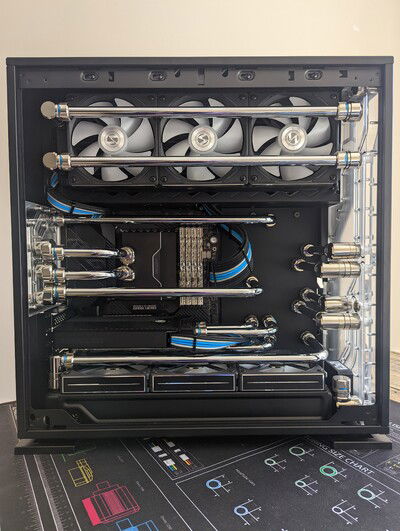 My custom ITX open case » builds.gg