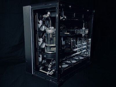 My custom ITX open case » builds.gg
