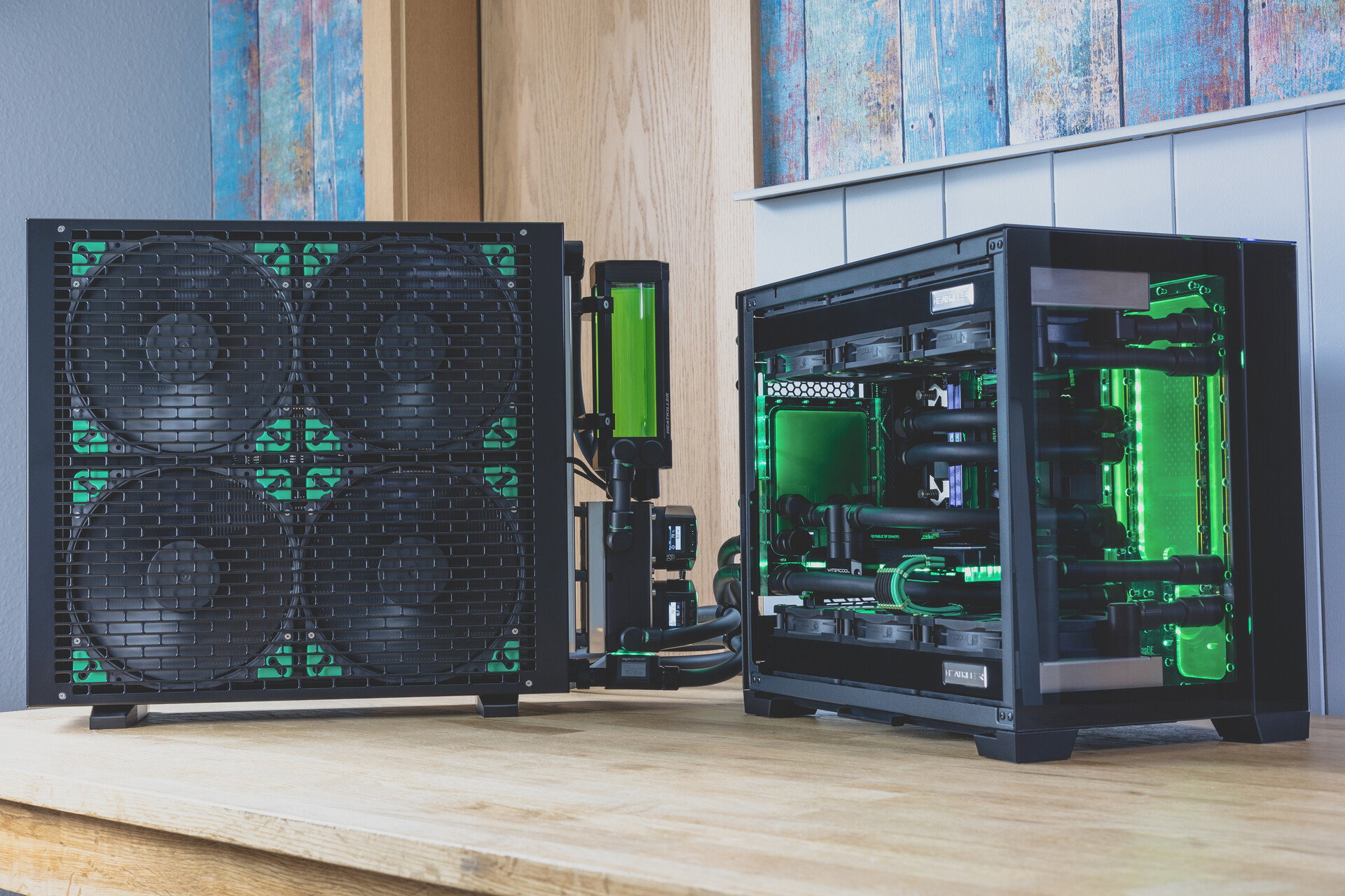 Lian Li O11 Dynamic Mini - accent vert » builds.gg