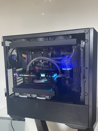 All White Hyte Y60 - Full Custom Loop » builds.gg