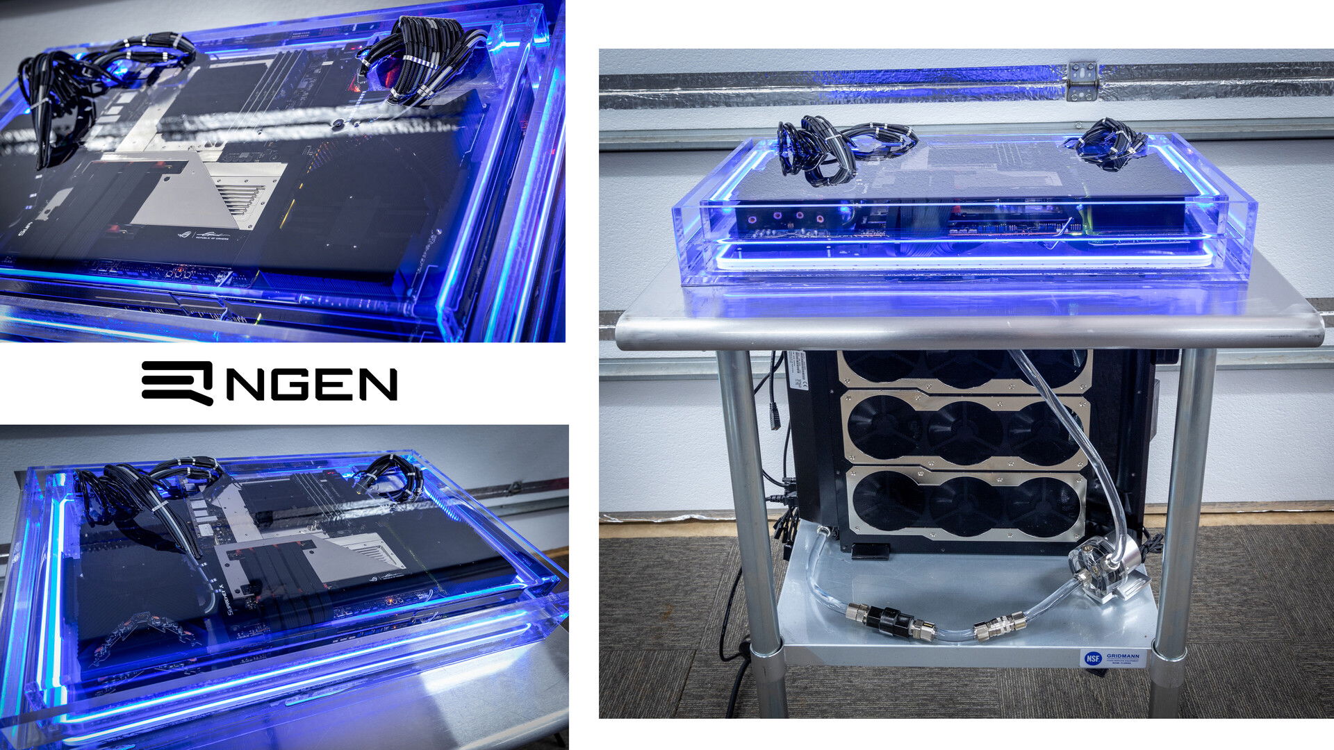 Infinity Edge, Submerged Cooled Build: 12900KS, 128GB DDR5, 2x 3090Ti's ...