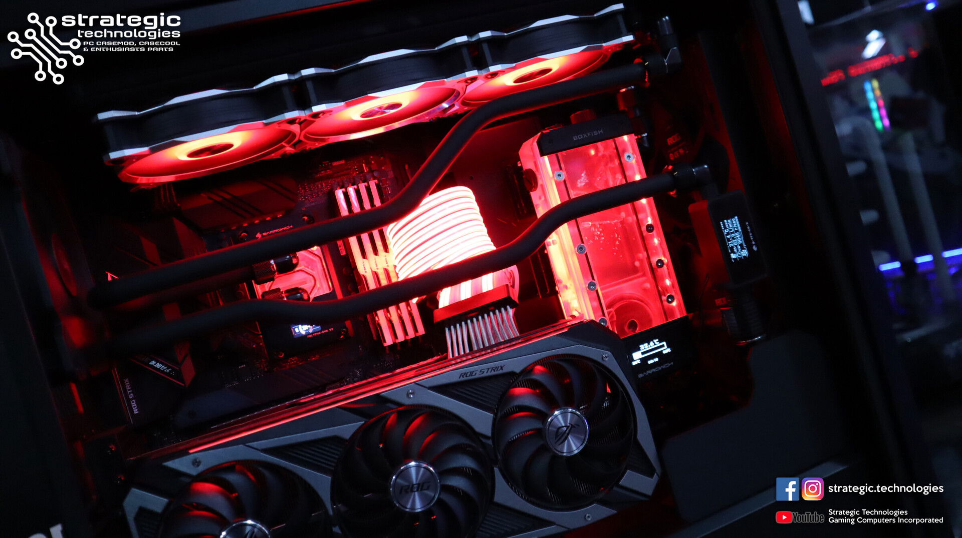 ASUS ROG Helios with Custom Liquid Cooling » builds.gg