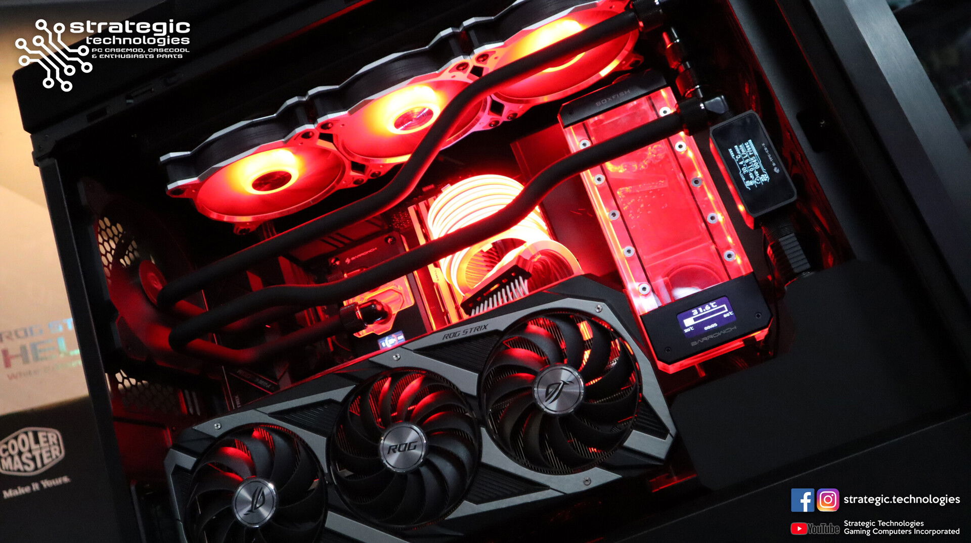 ASUS ROG Helios with Custom Liquid Cooling » builds.gg